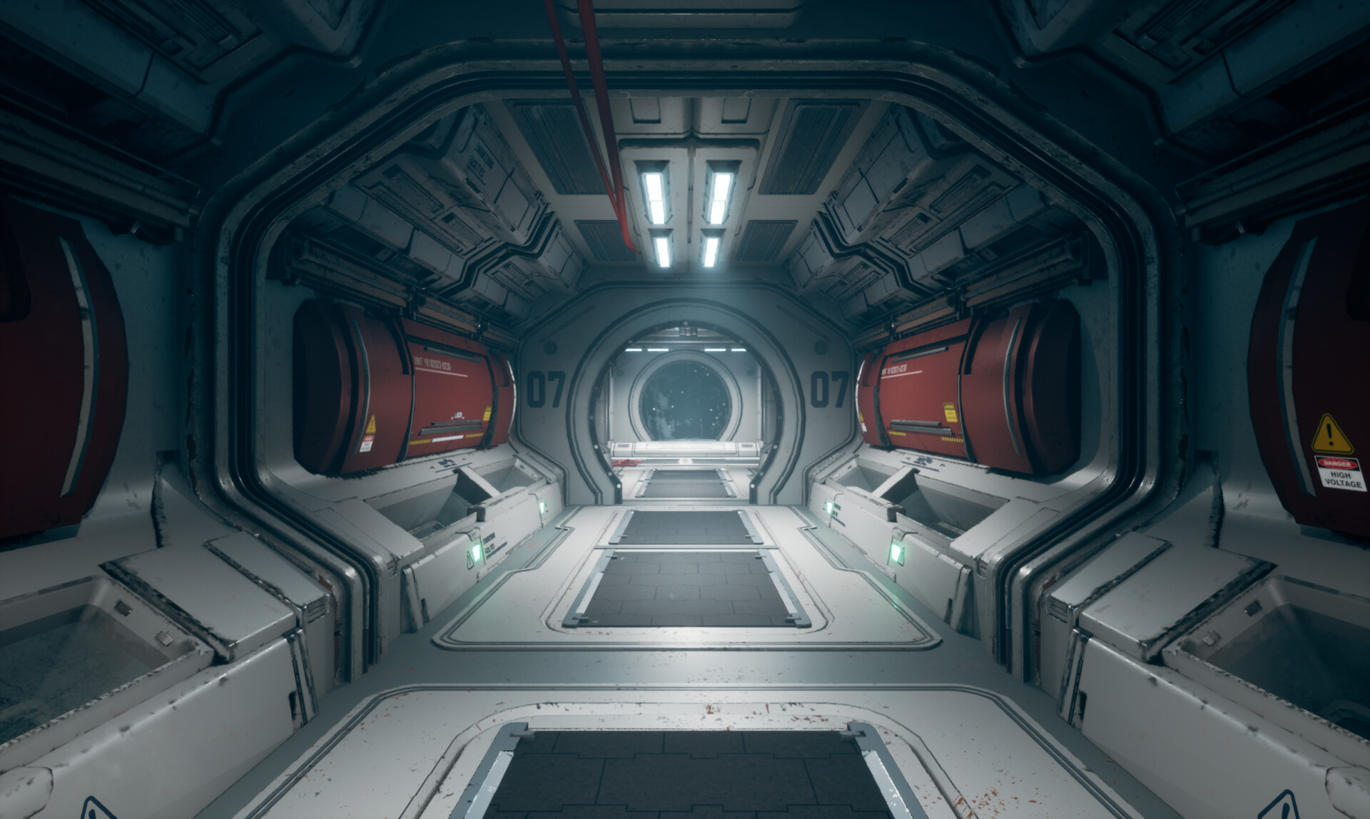 ArtStation - Sci fi Hallway