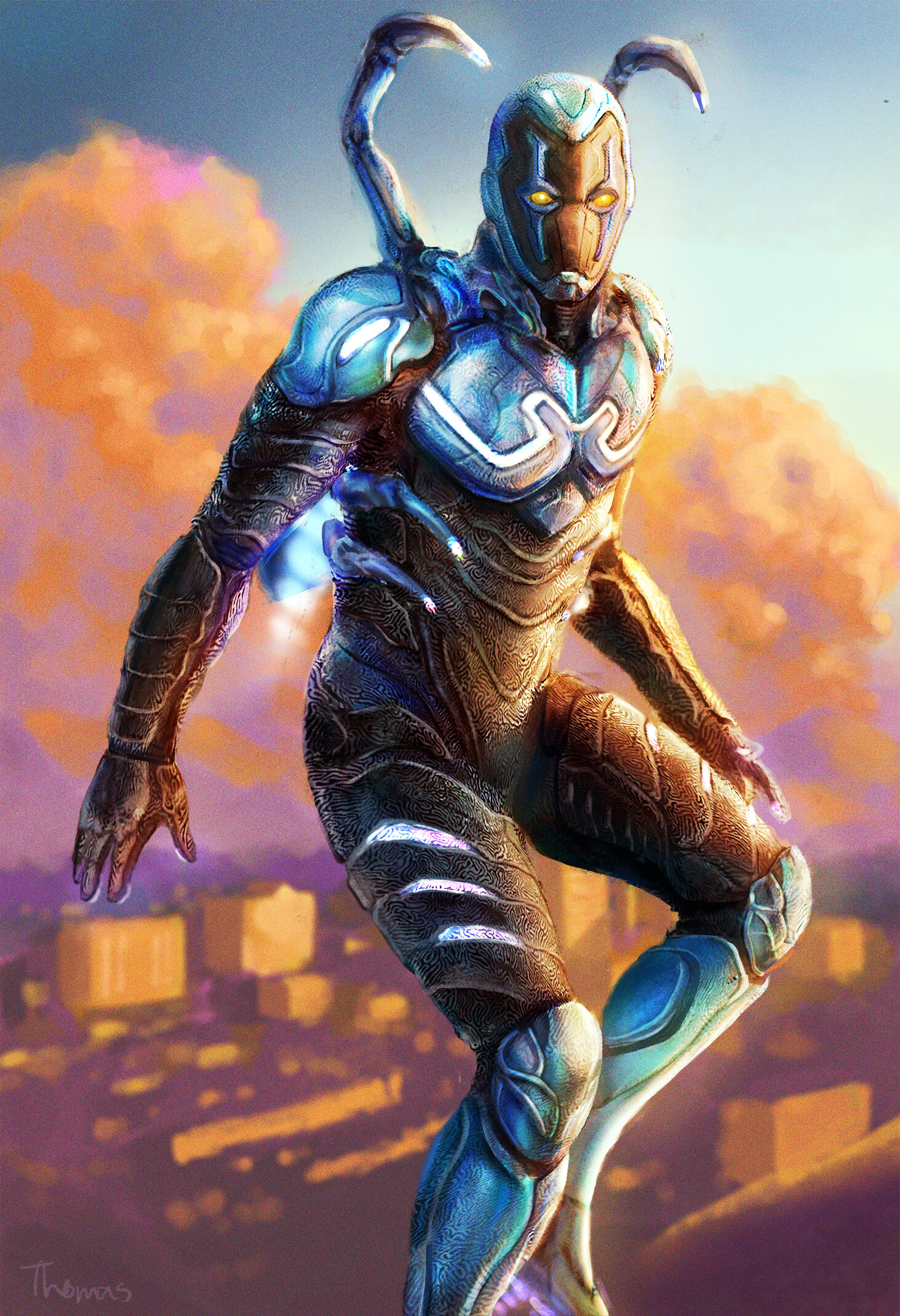 Artstation Blue Beetle Fanart