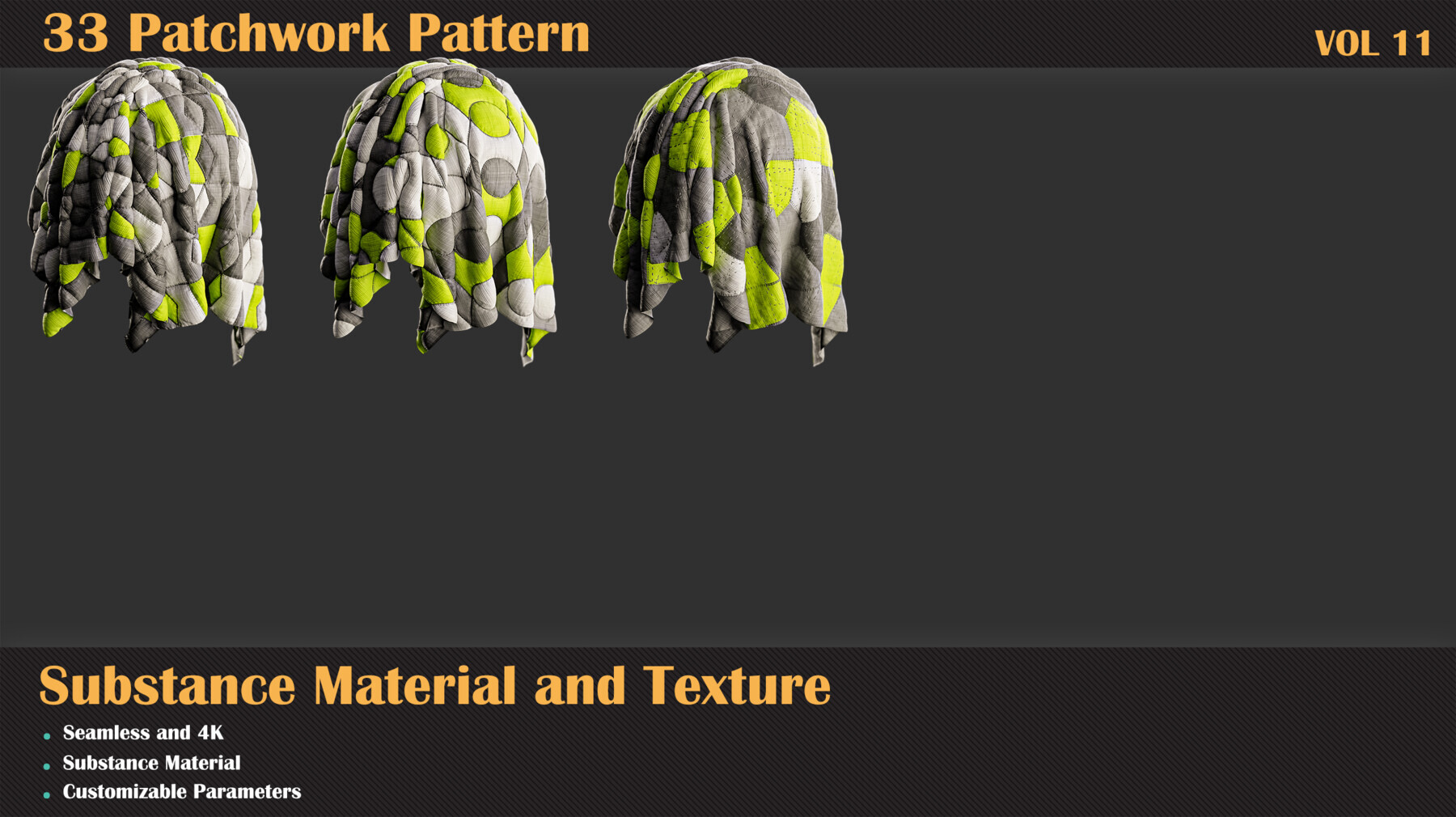 Milad Kambari - 33 Fabric - Patchwork Pattern - VOL 11