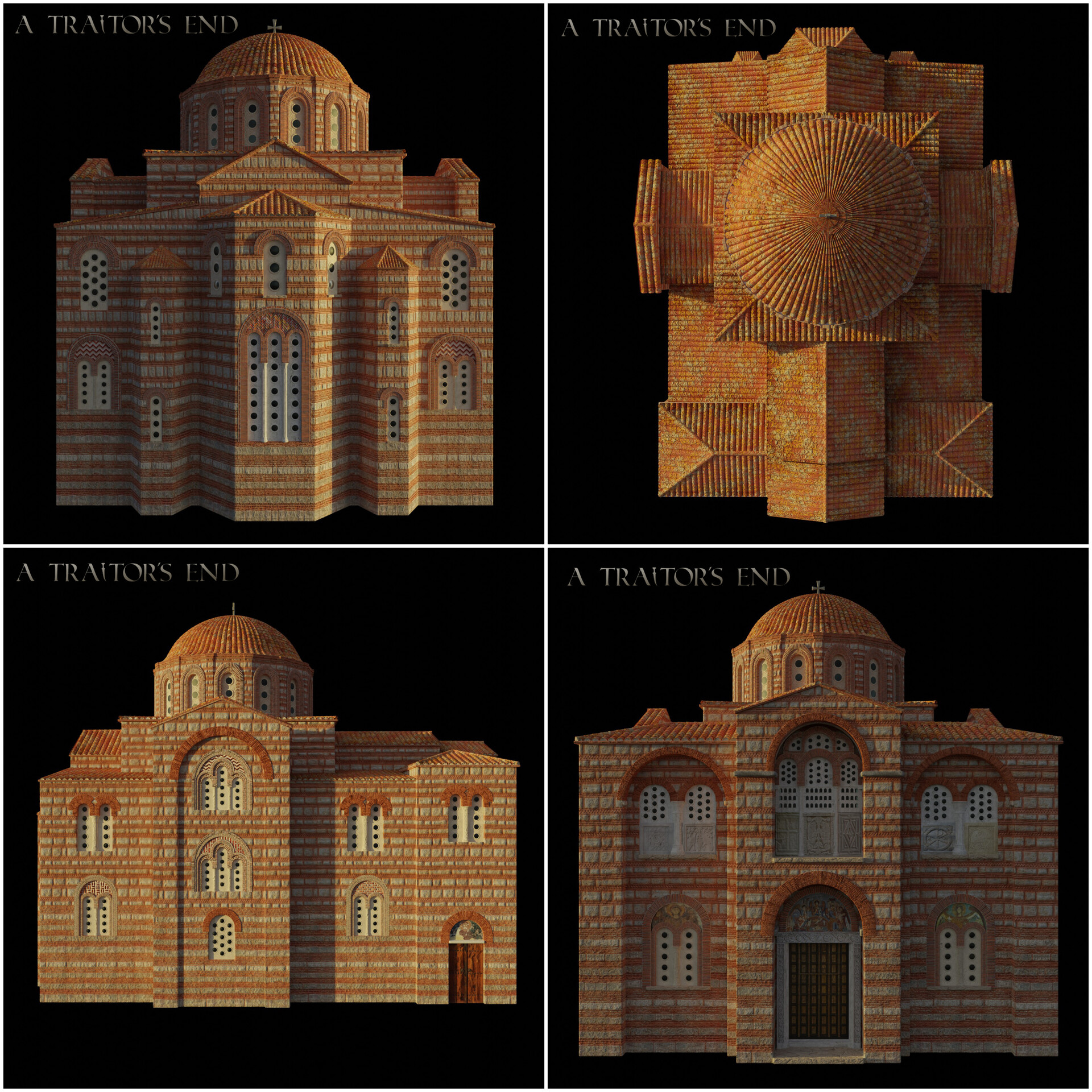 Virtual Box - Byzantine church - video game architecture