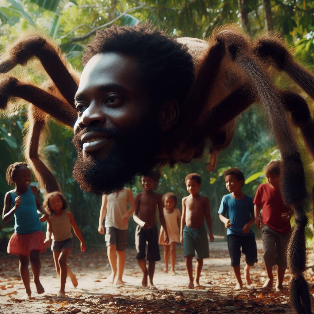 Zwane Makki - ANANSI REBORN - is an Akan African folktale character