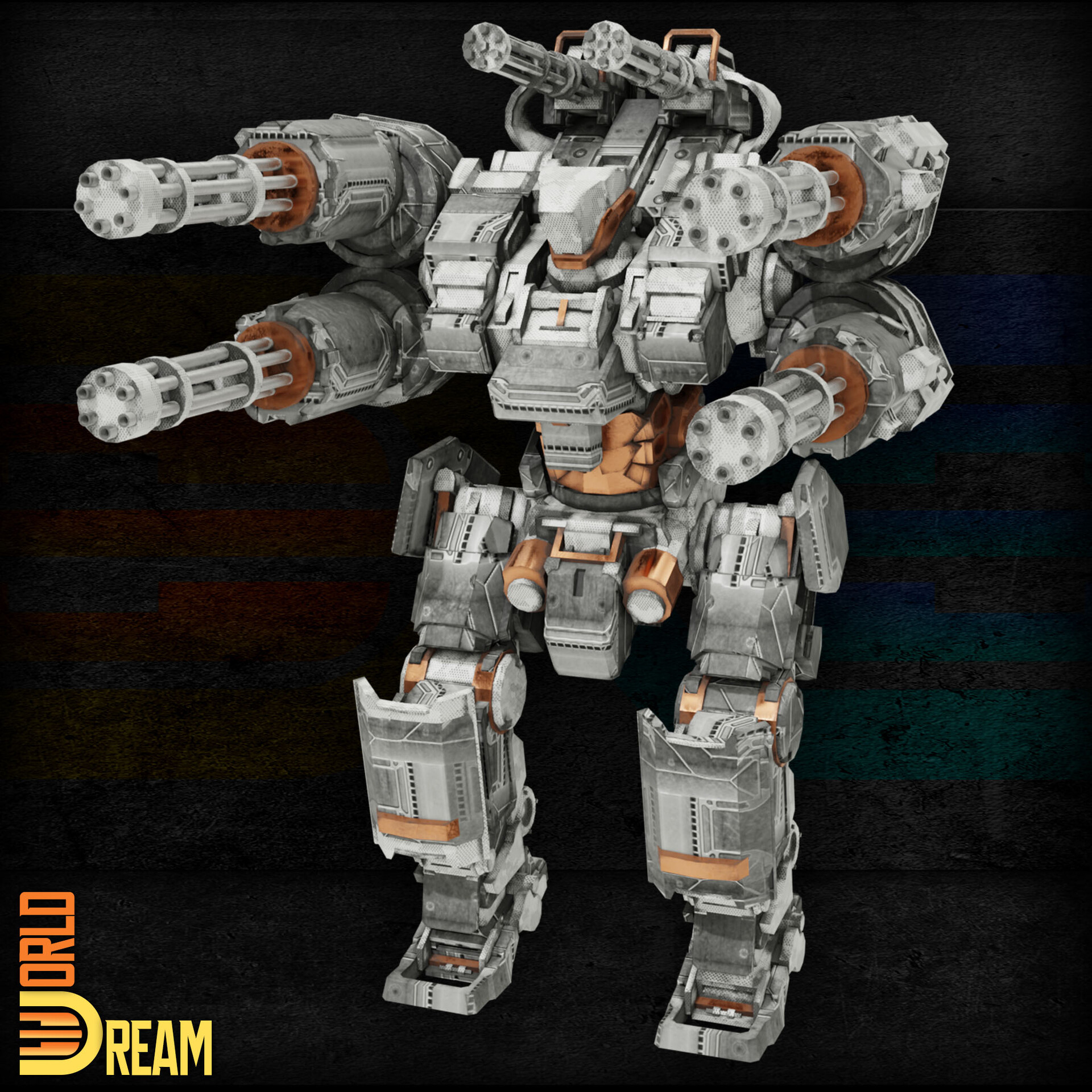ArtStation - 20 Sci-Fi Mecha 3D Models with Textures | Game Ready | Vol 2