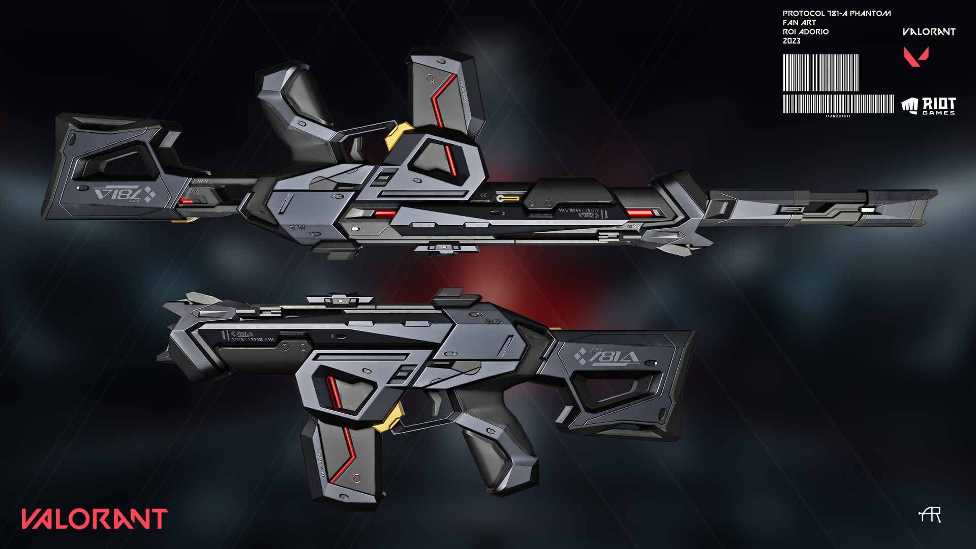 ArtStation - Protocol 781-A Phantom fan art