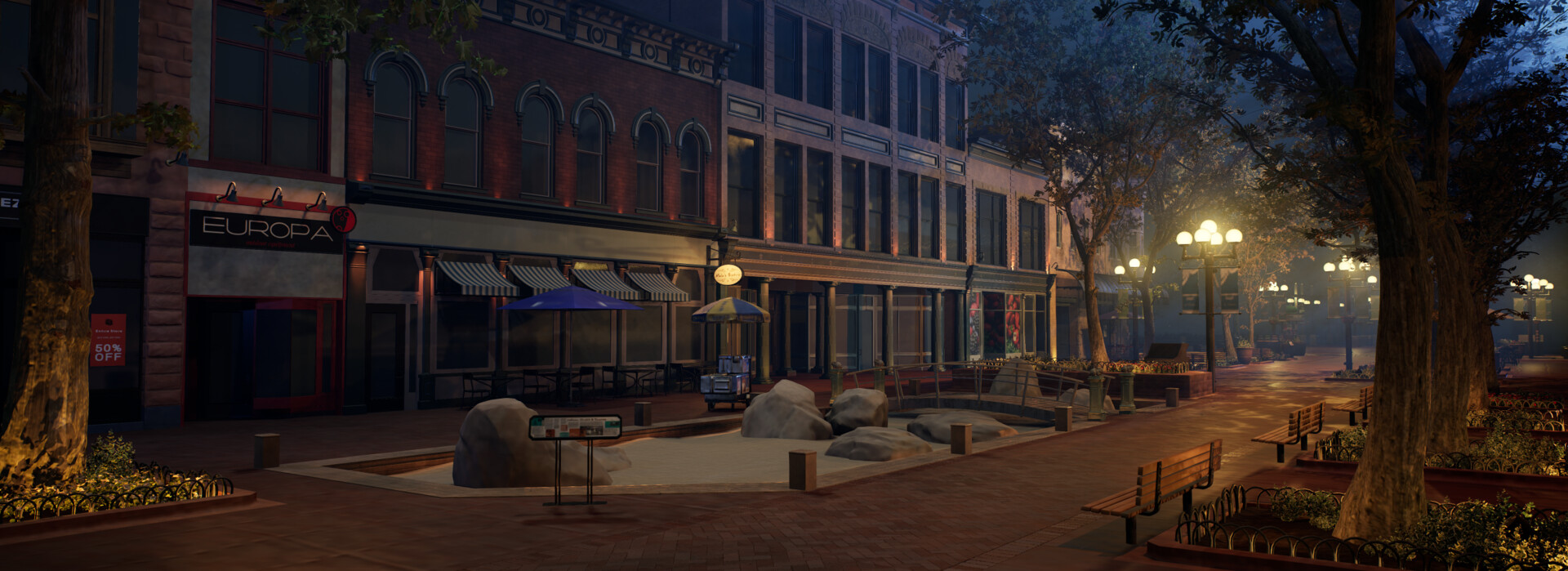 ArtStation - Downtown West Midnight Street
