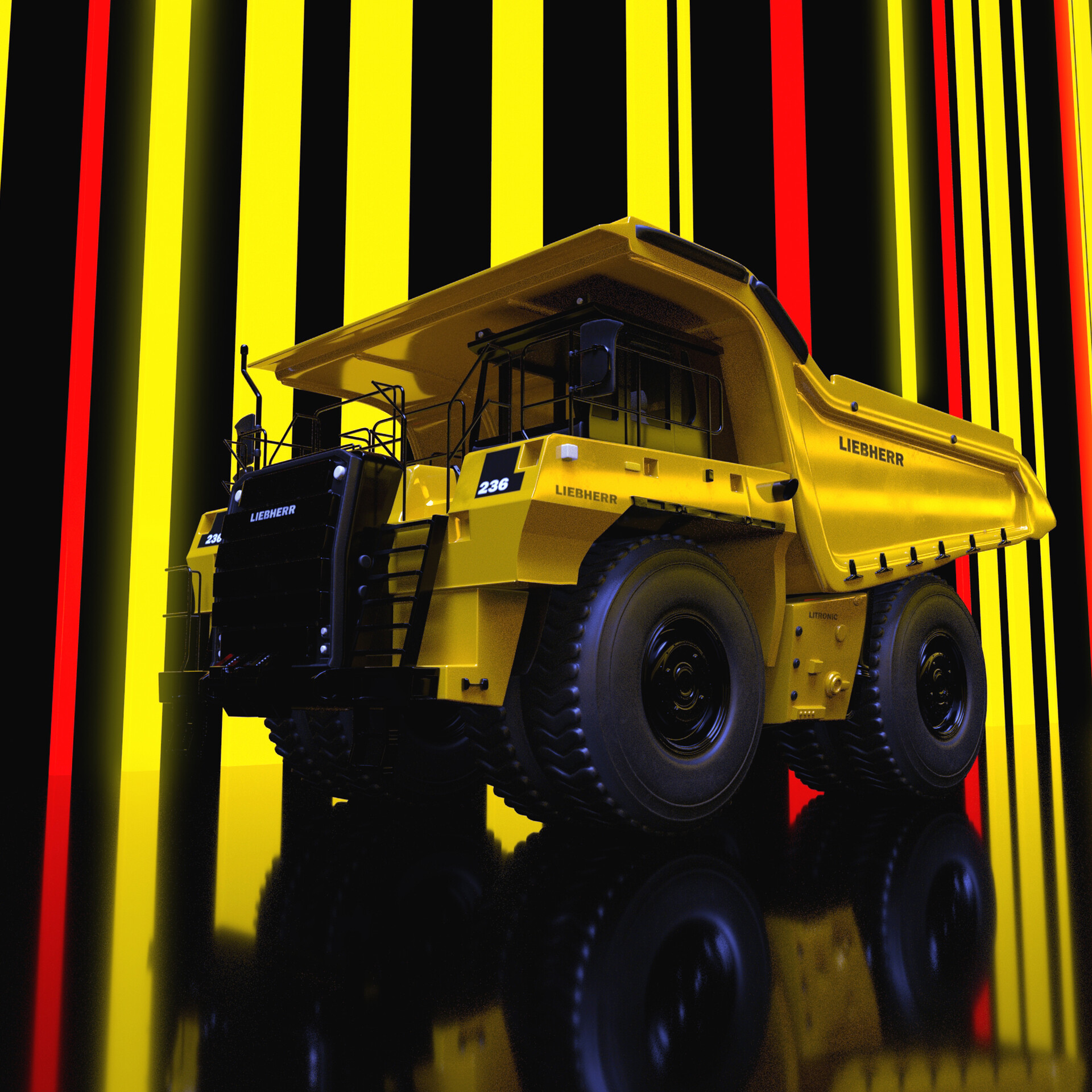 ArtStation - Mining Dump Truck