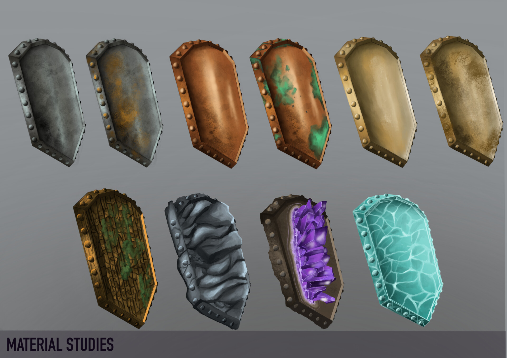 ArtStation - Material studies