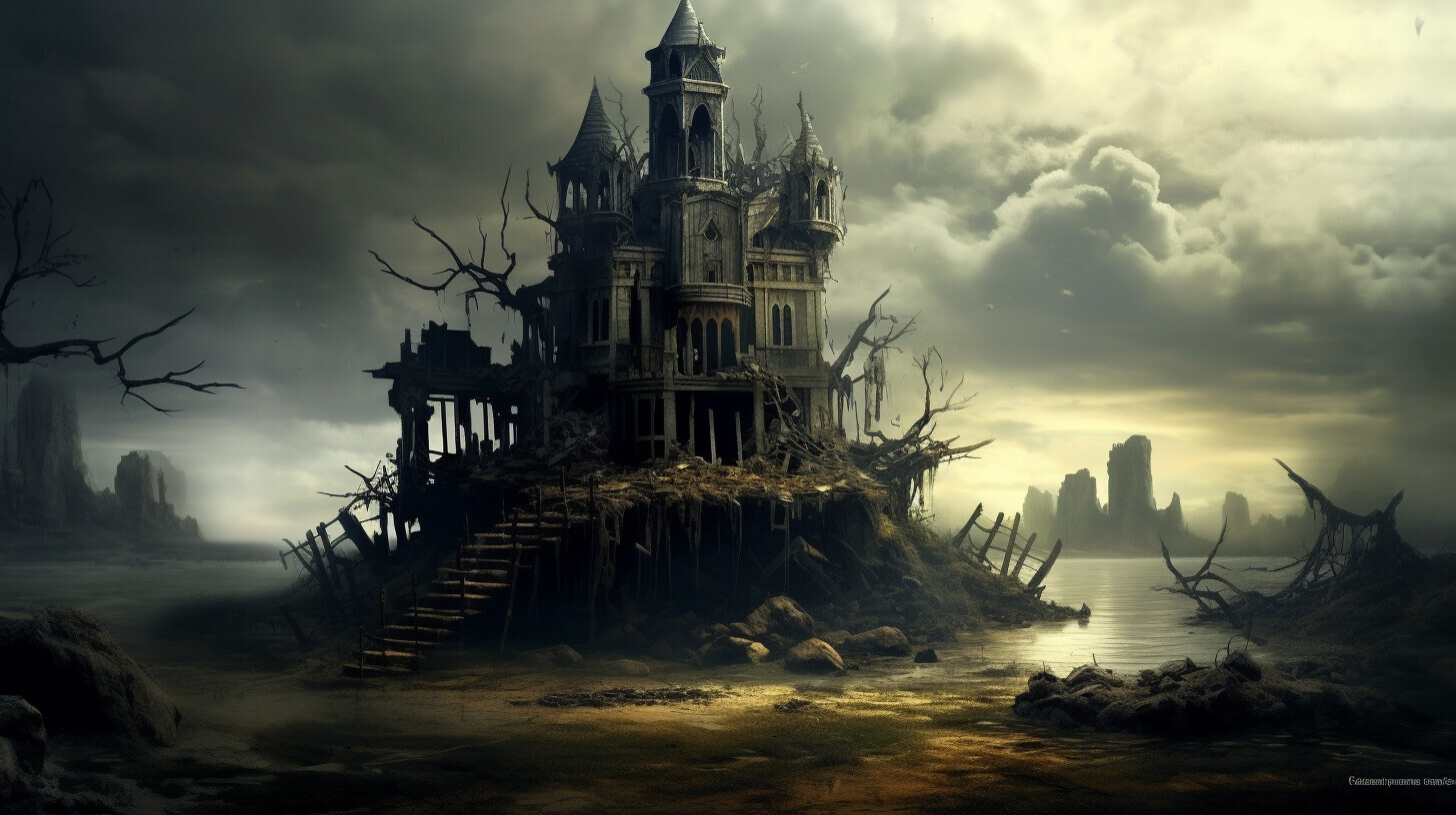 Concept Art - +300 Evil Environment Concept(4k) | Vol_82