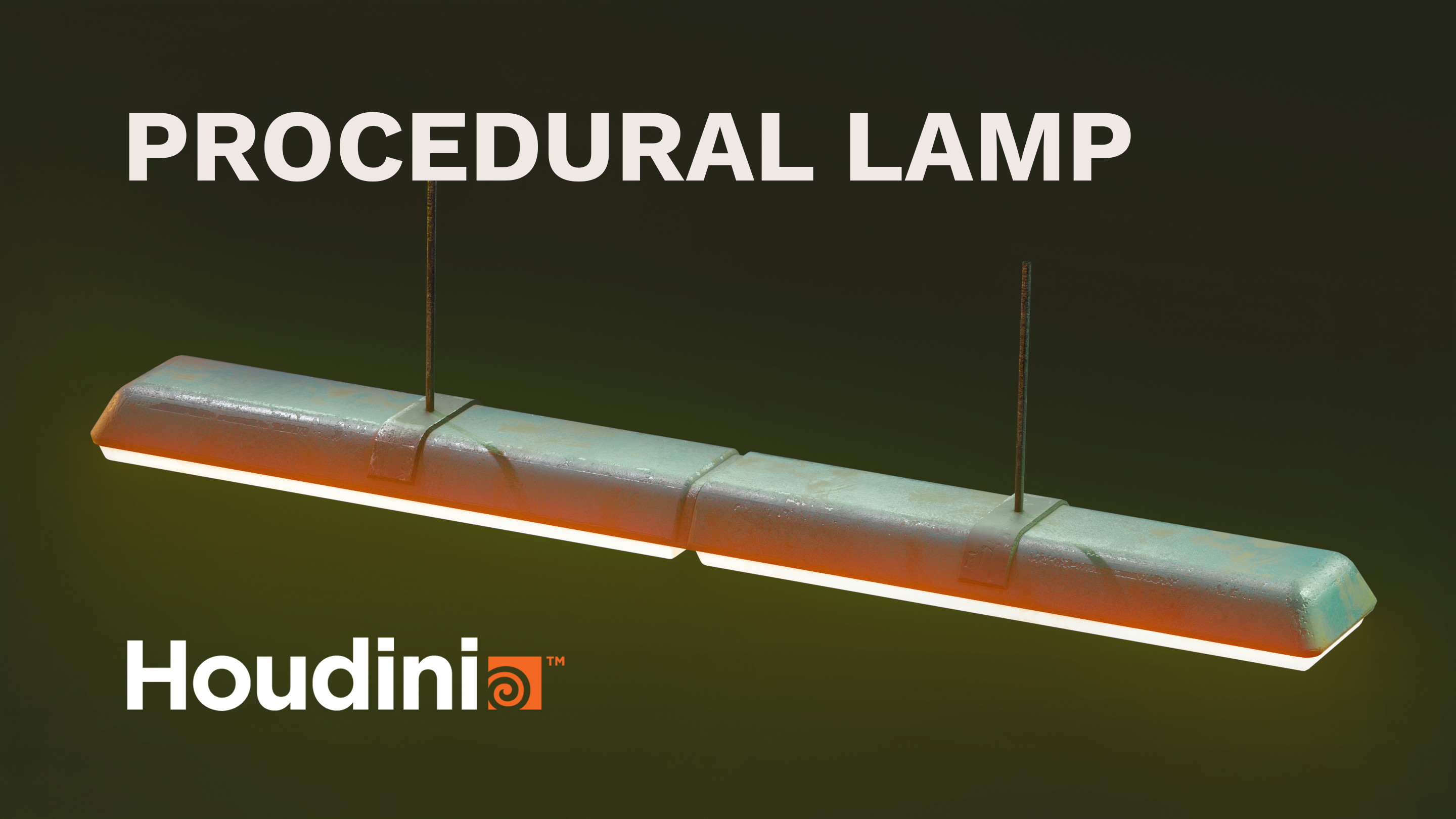 Radu Cius Houdini procedural generation tutorials - Houdini Procedural Lamp