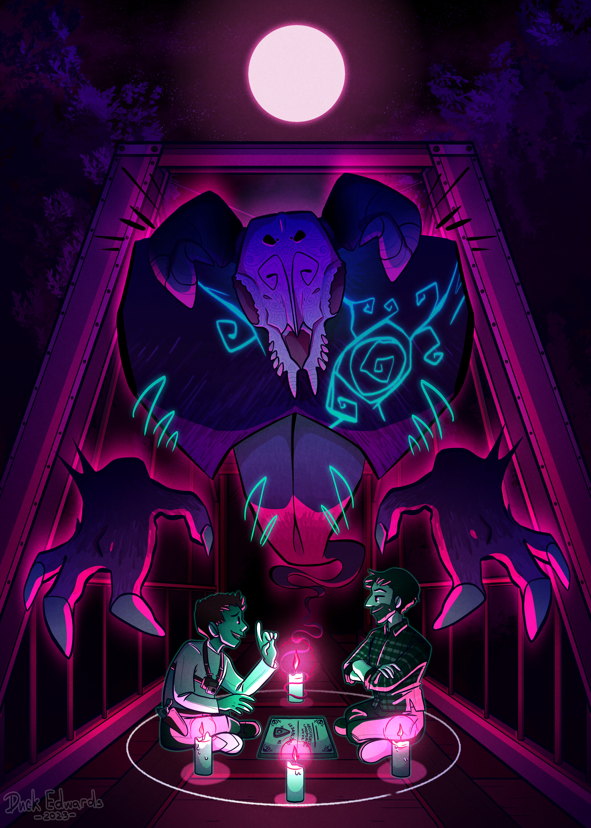 ArtStation - This Remains Unsolved zine - Goatman's bridge