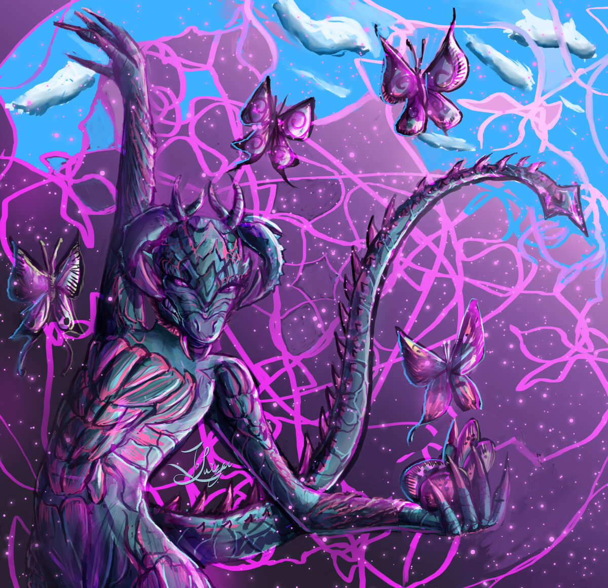 ArtStation - Fey Dragonborn