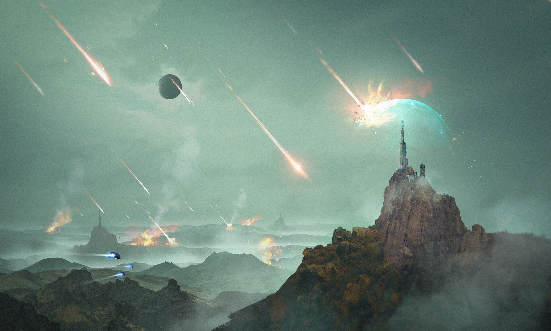 ArtStation - Meteor Rain