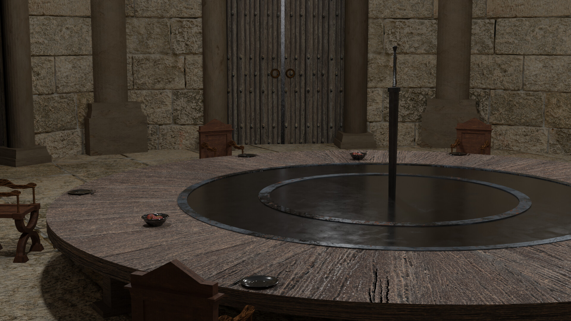 ArtStation - Roundtable Room