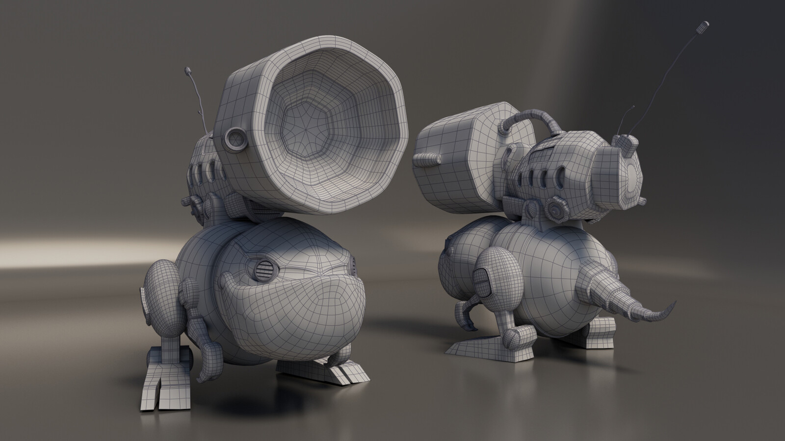 Hidayah - 3D Robot Creature Modeling
