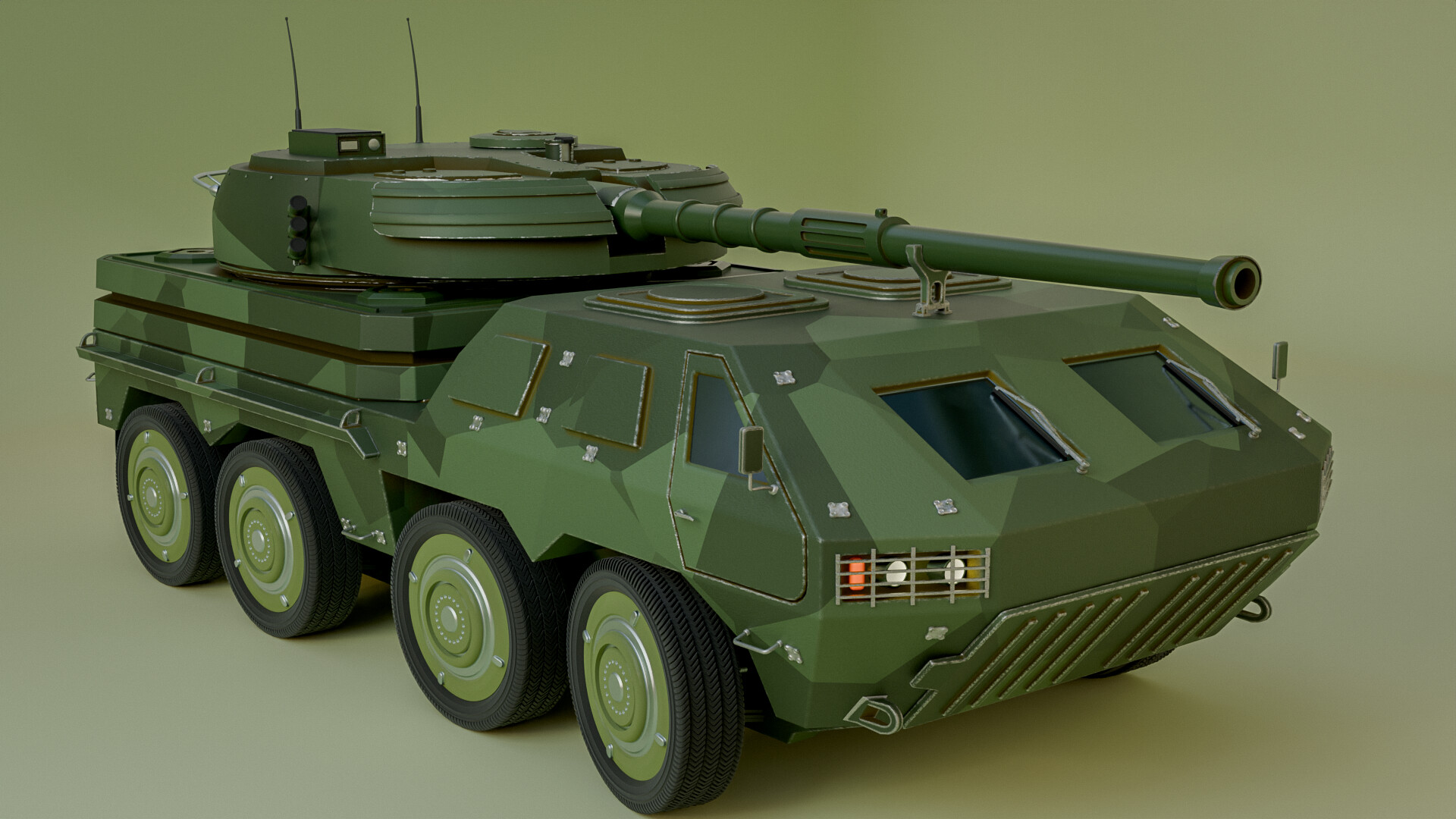 ArtStation - Wheeled tank concept