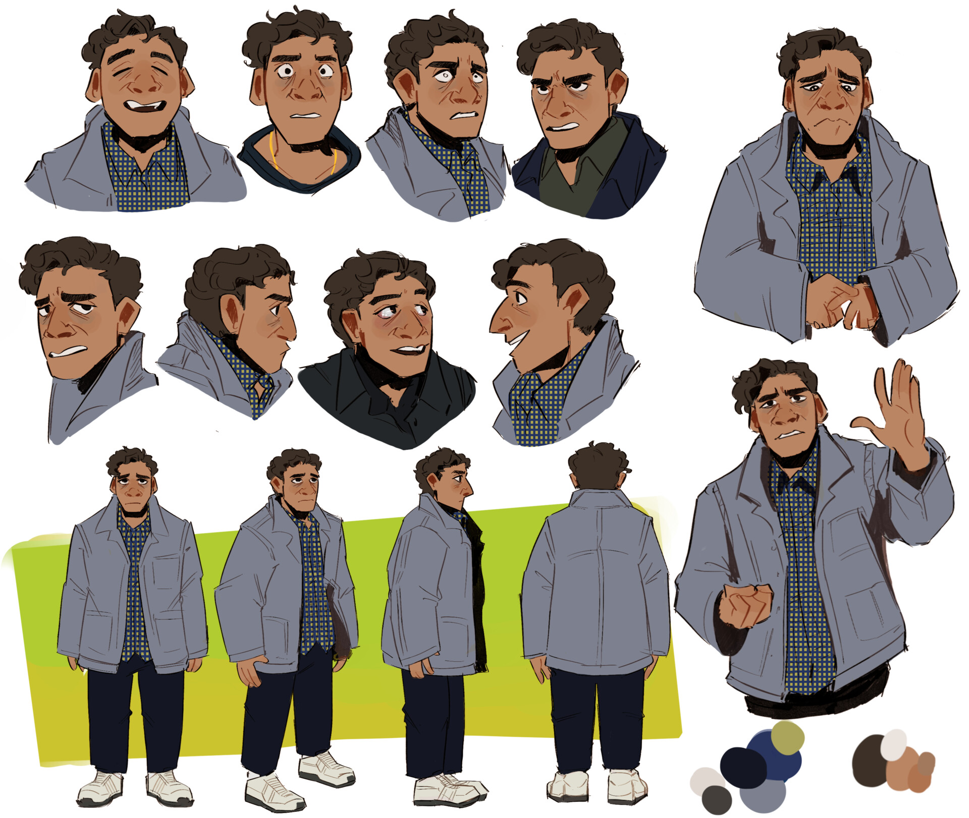 Austin - 'Moon Knight' Character Sheets