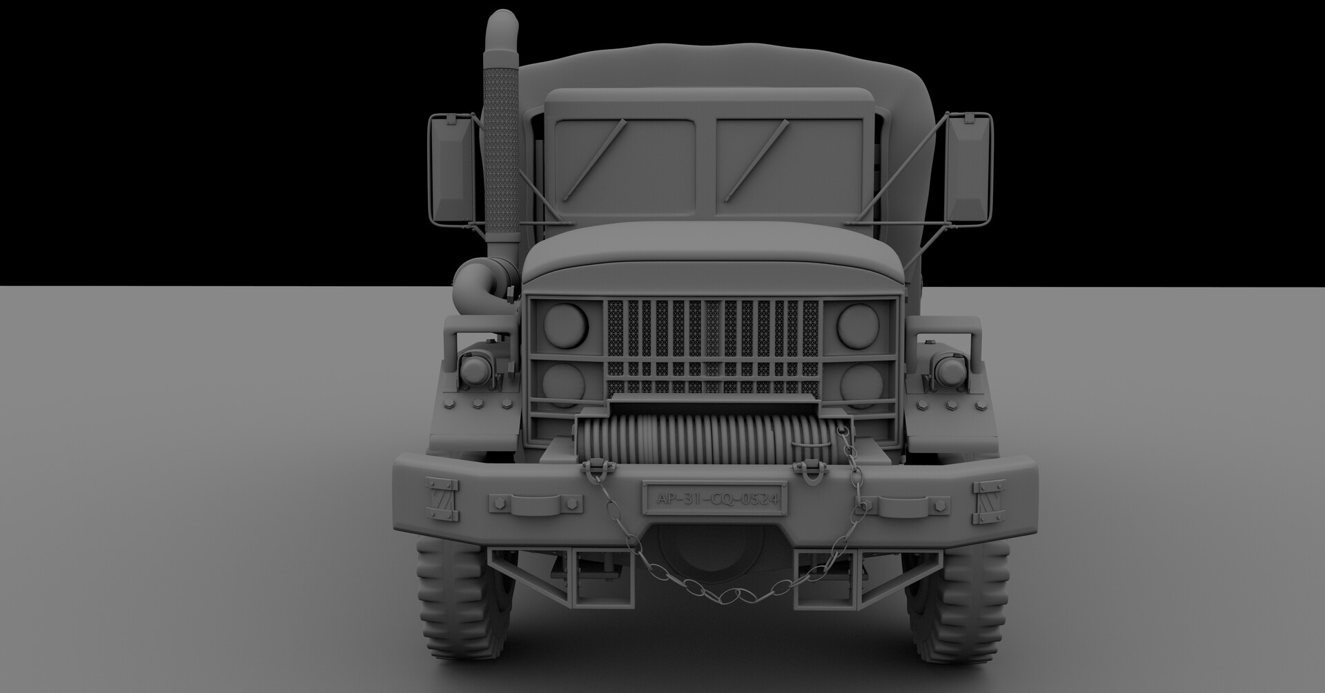 ArtStation - Army truck 3d model