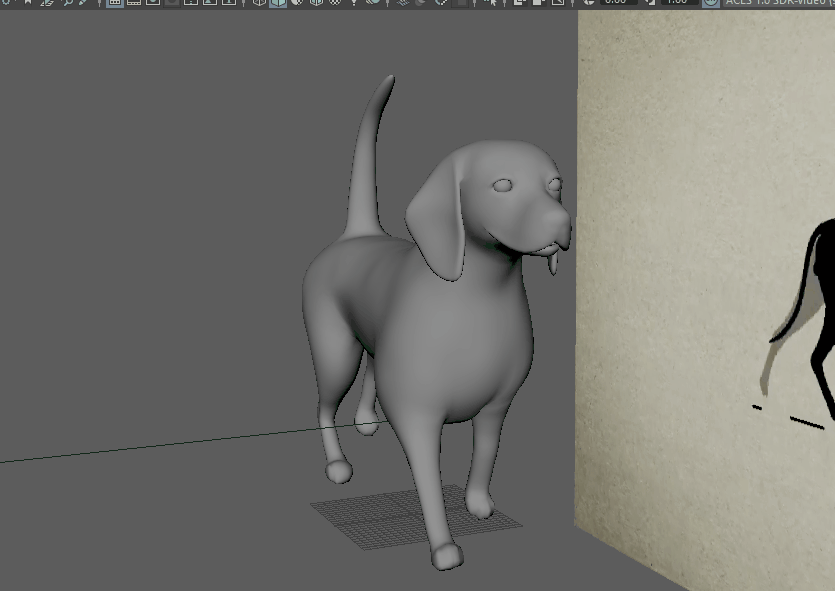 dog animation 3d