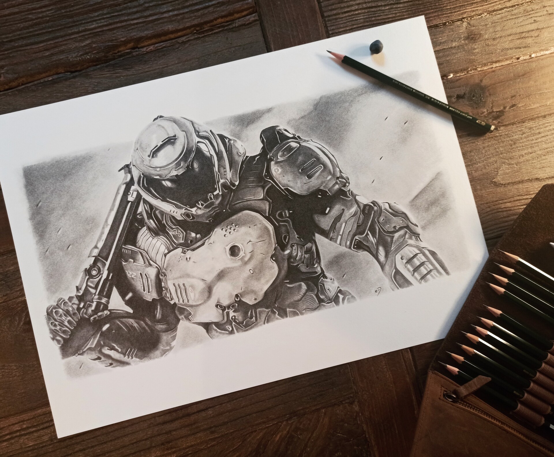 ArtStation - The Doomslayer