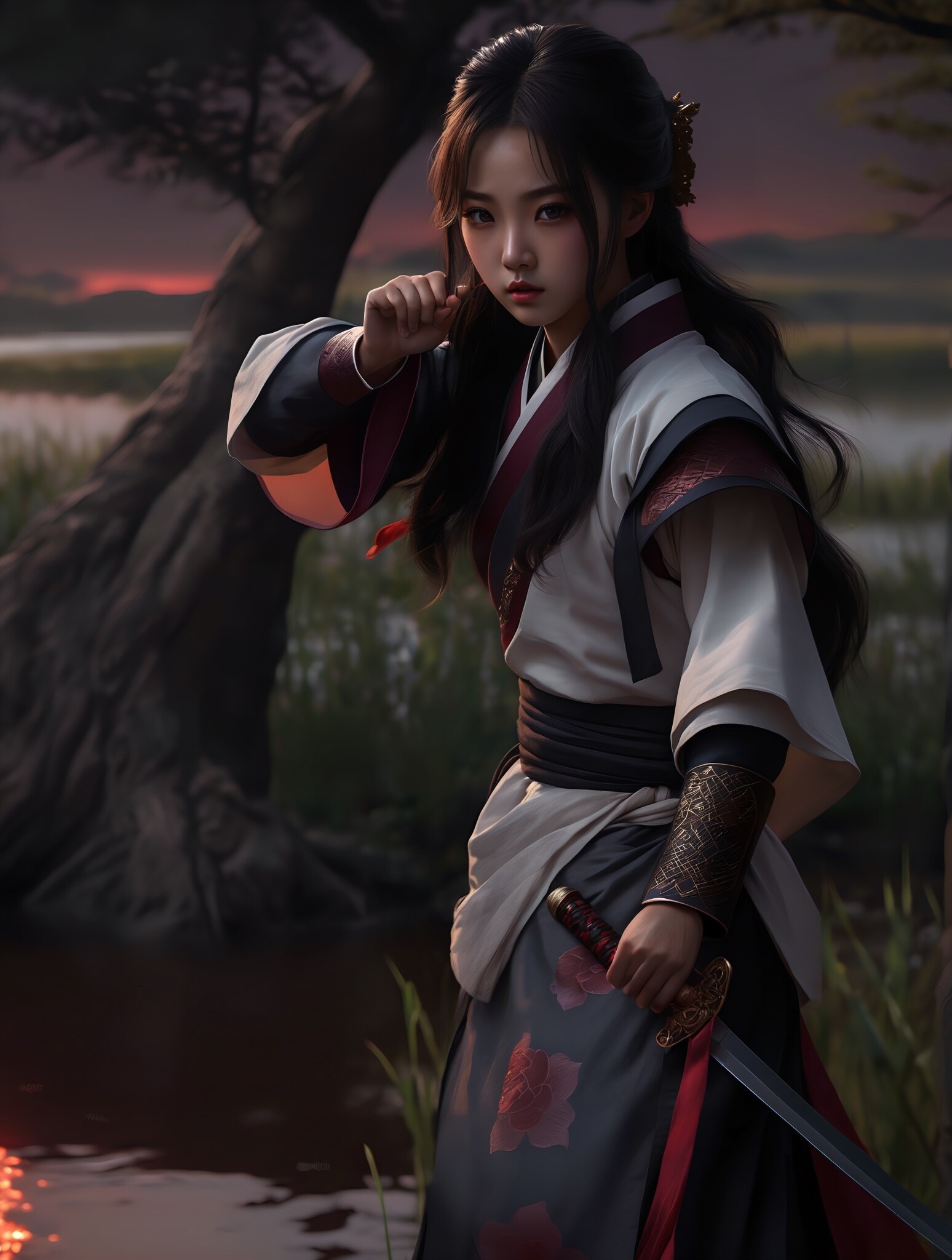 ArtStation - Joseon female worrior