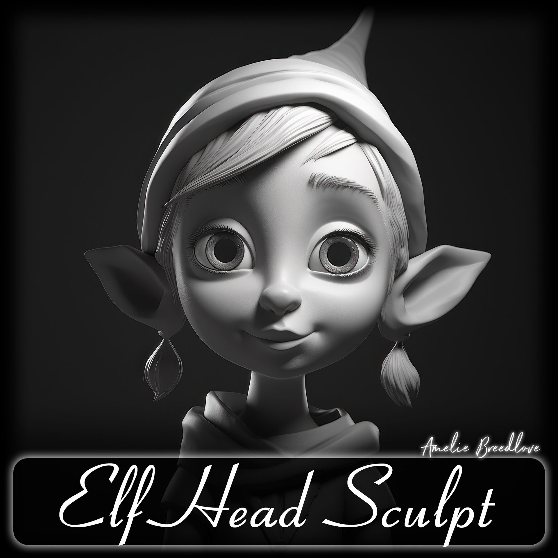 ArtStation - 320 Elf Head Sculpt Reference Pack | 4K | v.105
