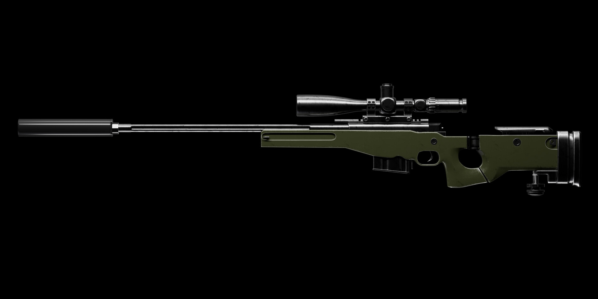 ArtStation - AWM hard surface exercises