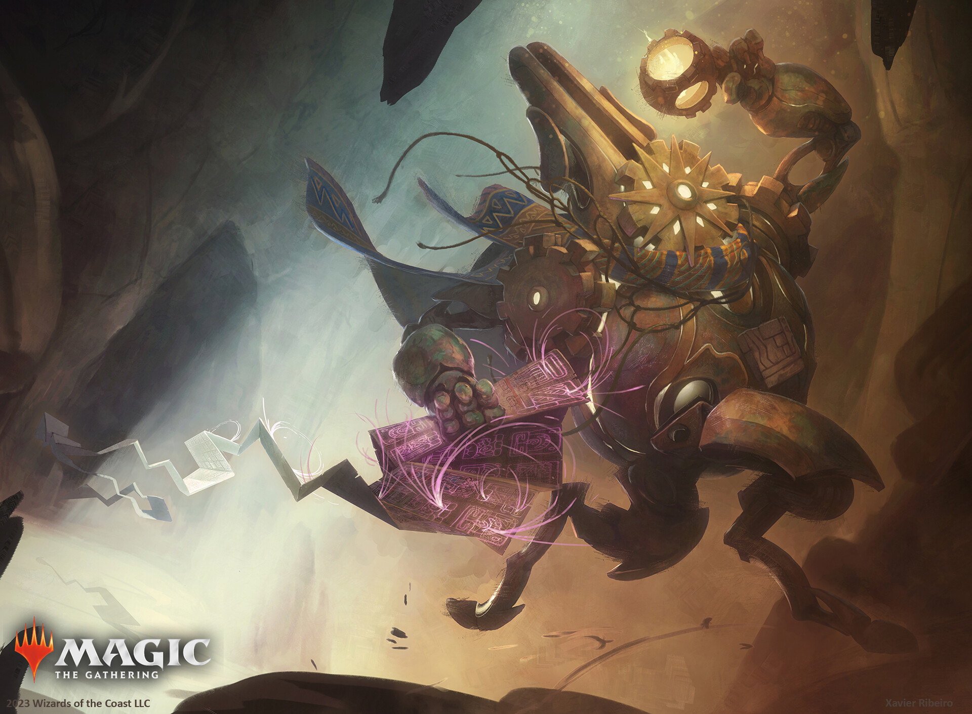 ArtStation - Scampering Surveyor - The Lost Caverns of Ixalan - MTG