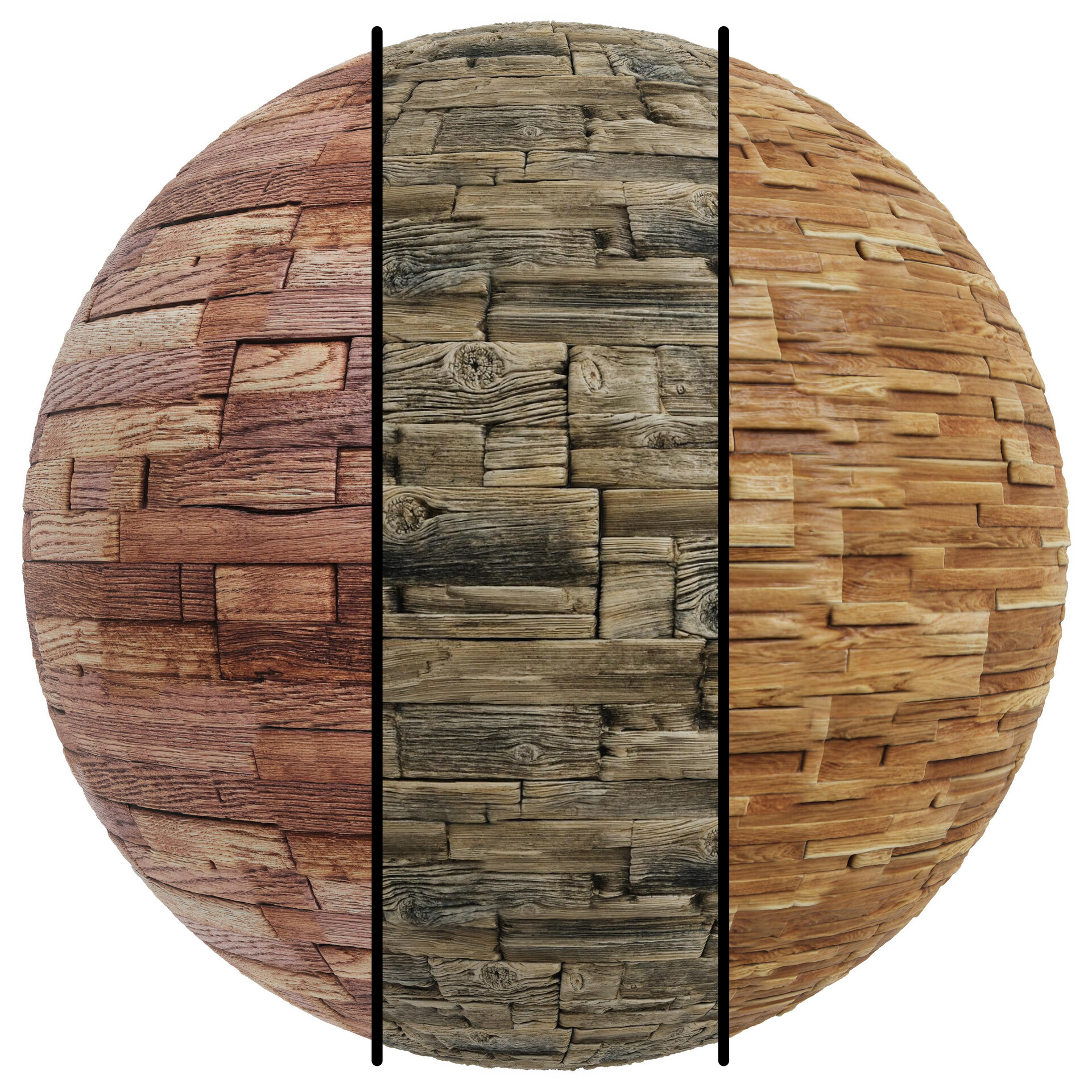 ArtStation - Fb602 Wood panel effect covering | 3mat | 4k | Seamless
