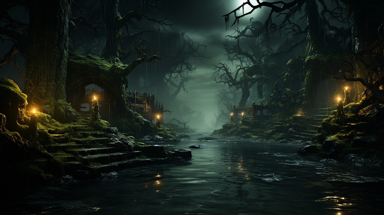 Tika Concept - +300 Dark Fantasy Environment Concept (4k) | Vol_86