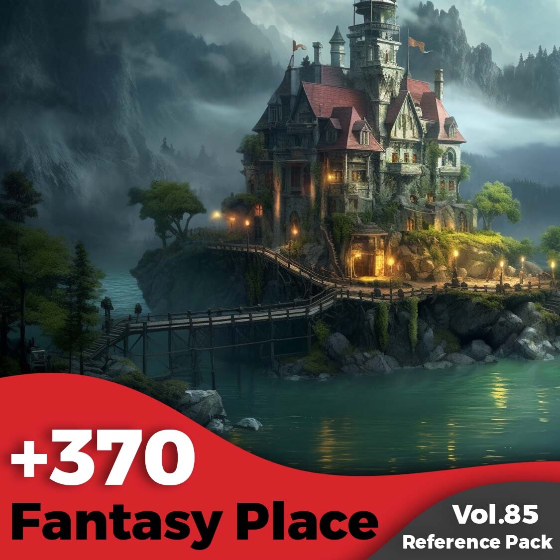 ArtStation - +370 Fantasy Places Environment Concept (4k) | Vol_85