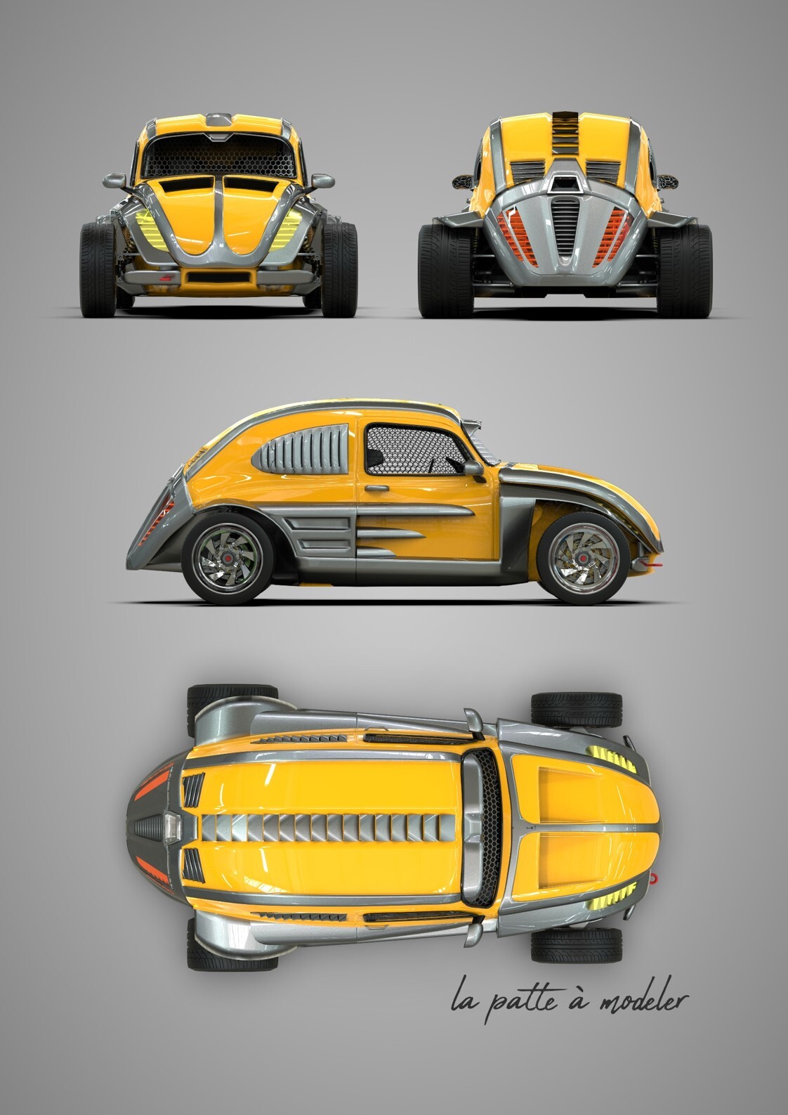 LA PATTE A MODELER - Cyber Beetle