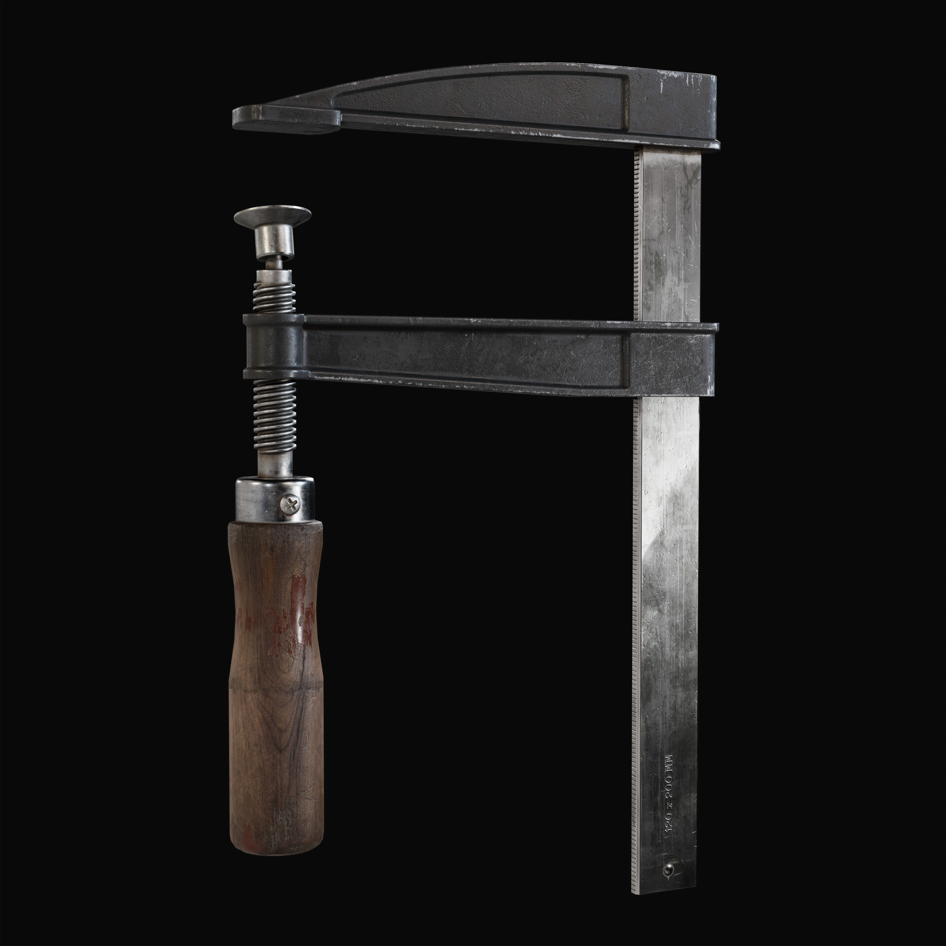 ArtStation - Sergeant C Clamp Wooden Handle