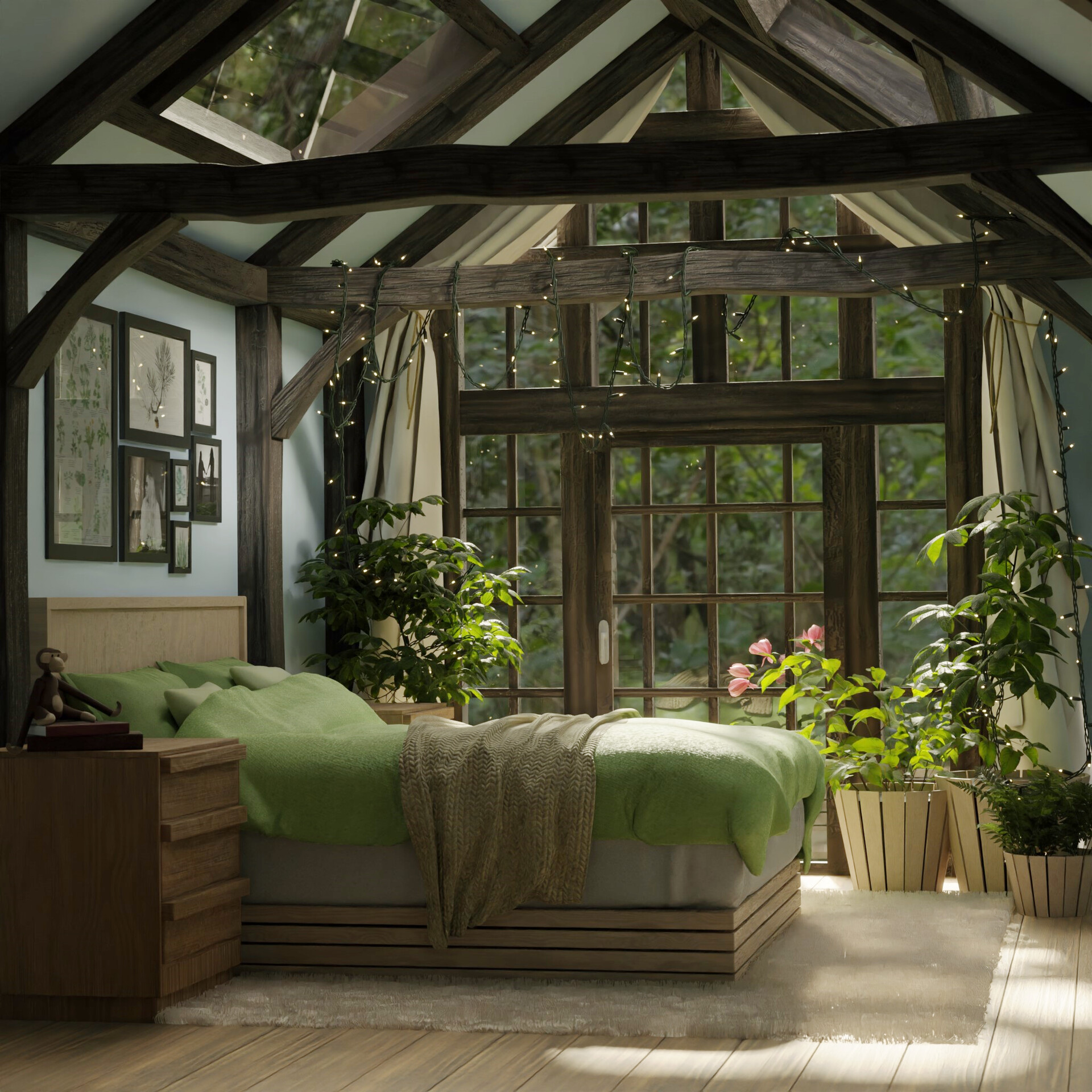 ArtStation - Cozy bed room