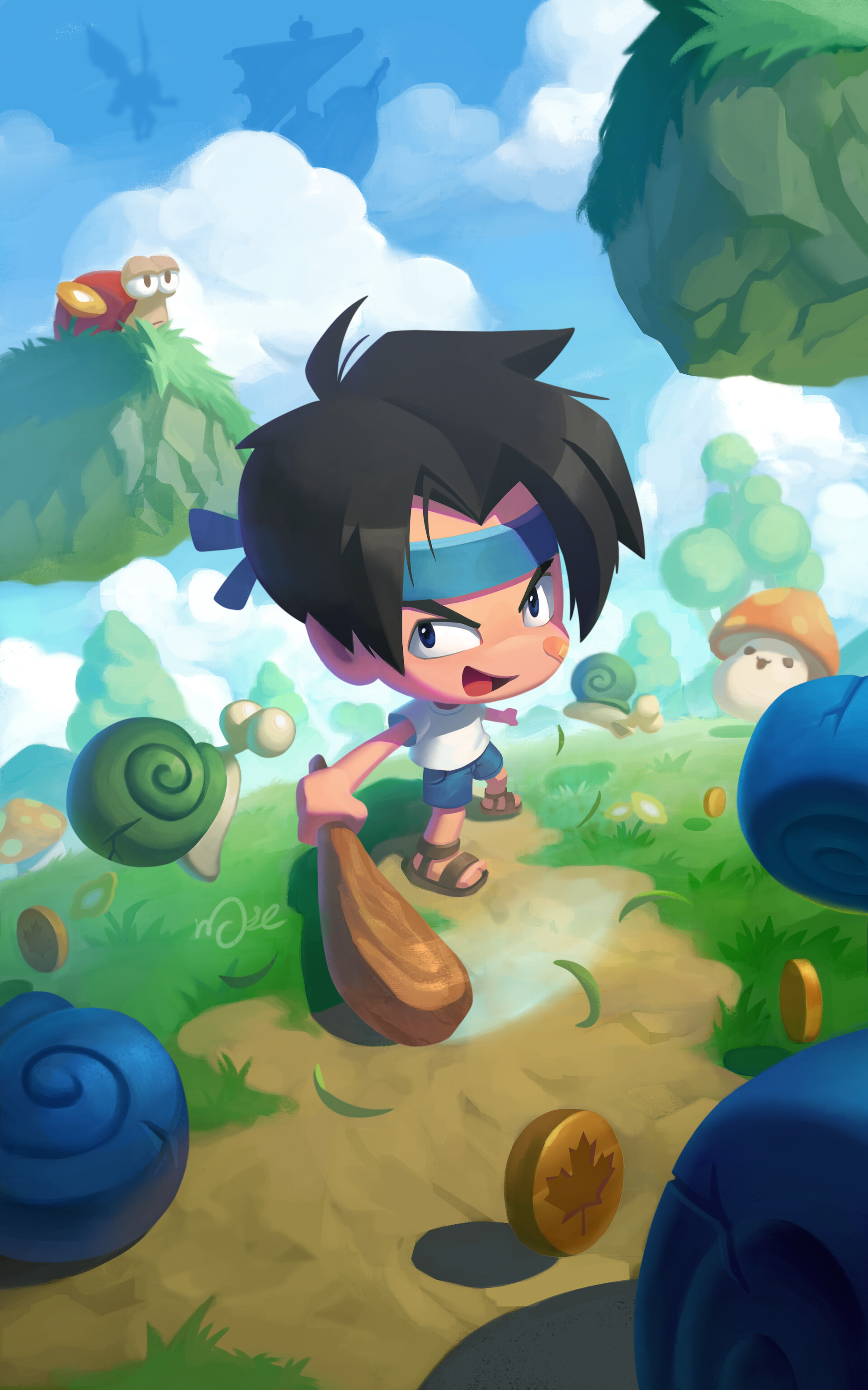 ArtStation - MapleStory Fan-art, The Beginning