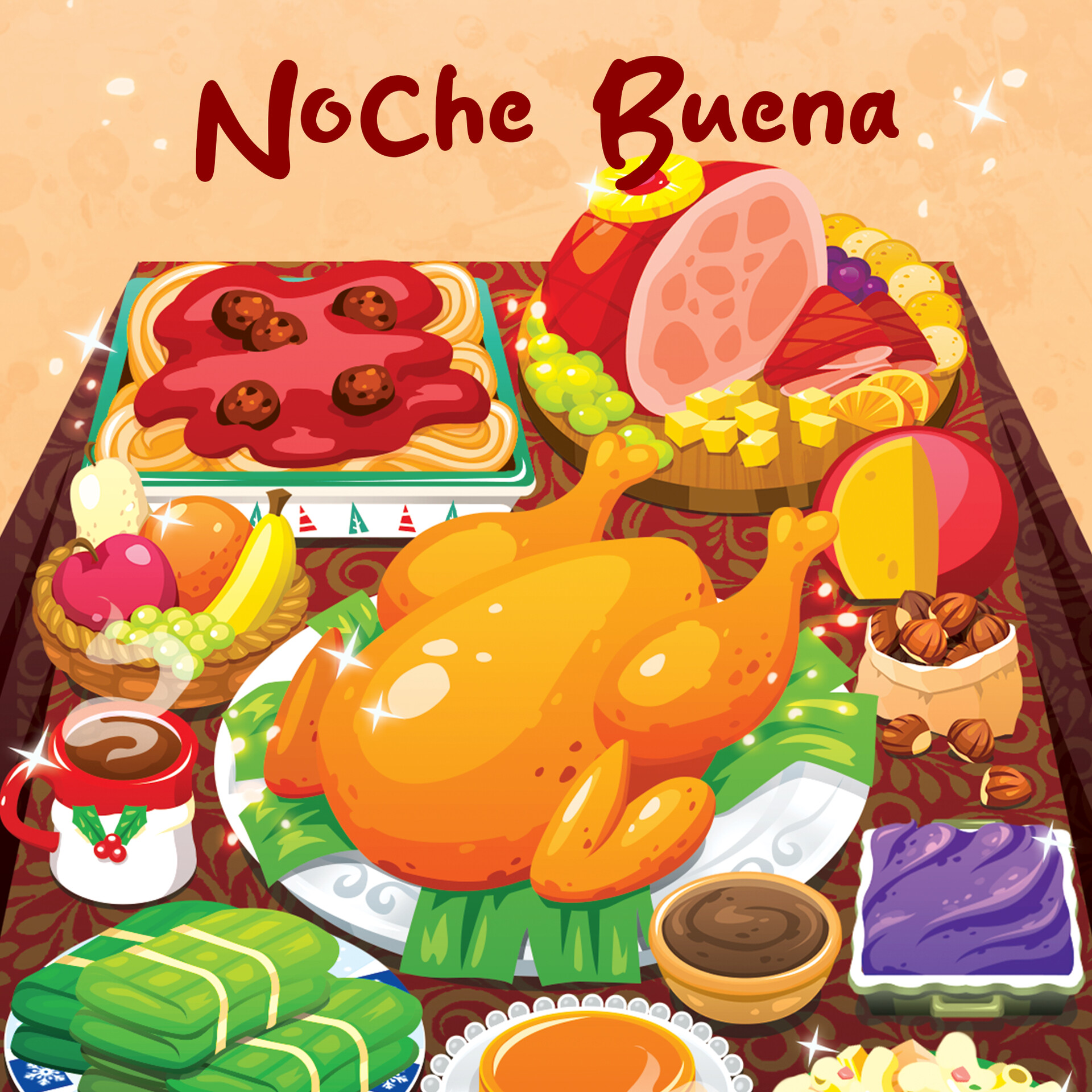 ArtStation - Filipino Christmas Feast (Noche Buena)