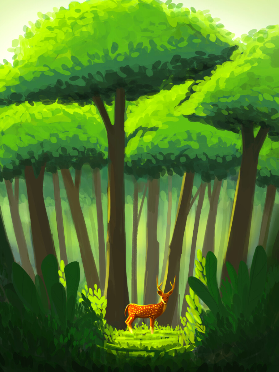 ArtStation - Forest Artwork