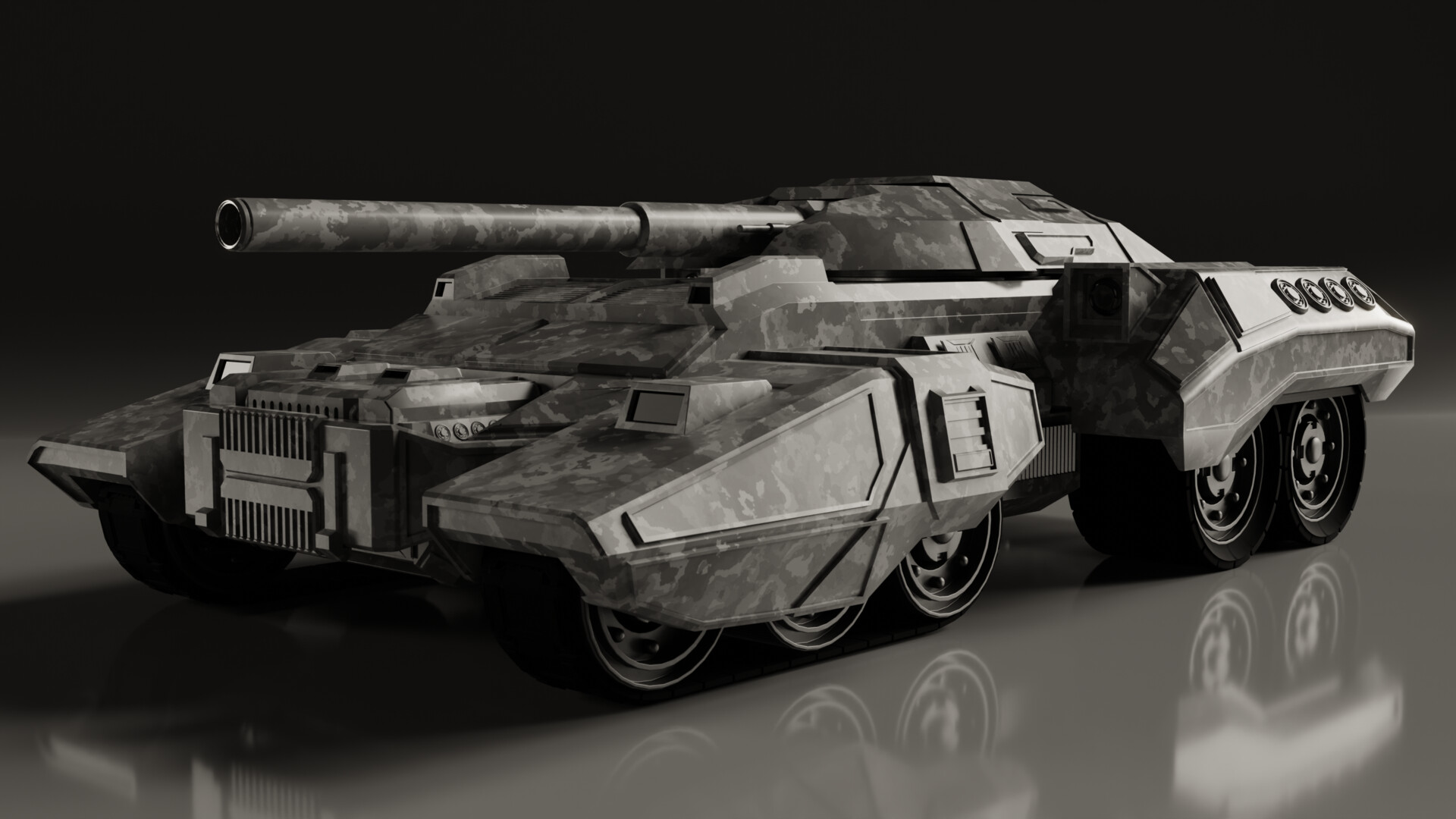 ArtStation - Sci-Fi Tank