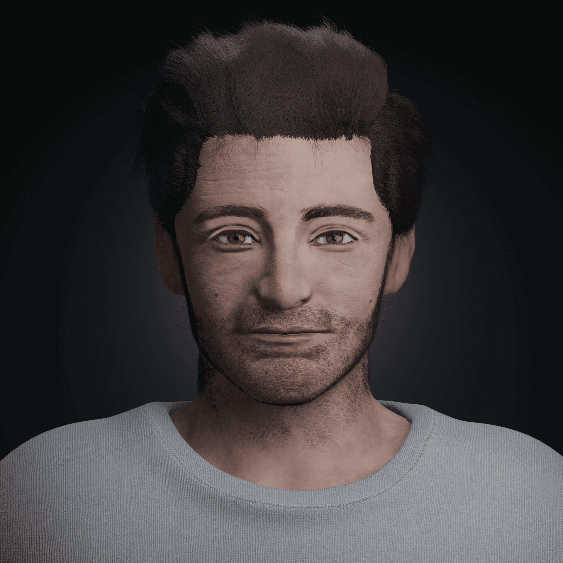 ArtStation - Human male portrait