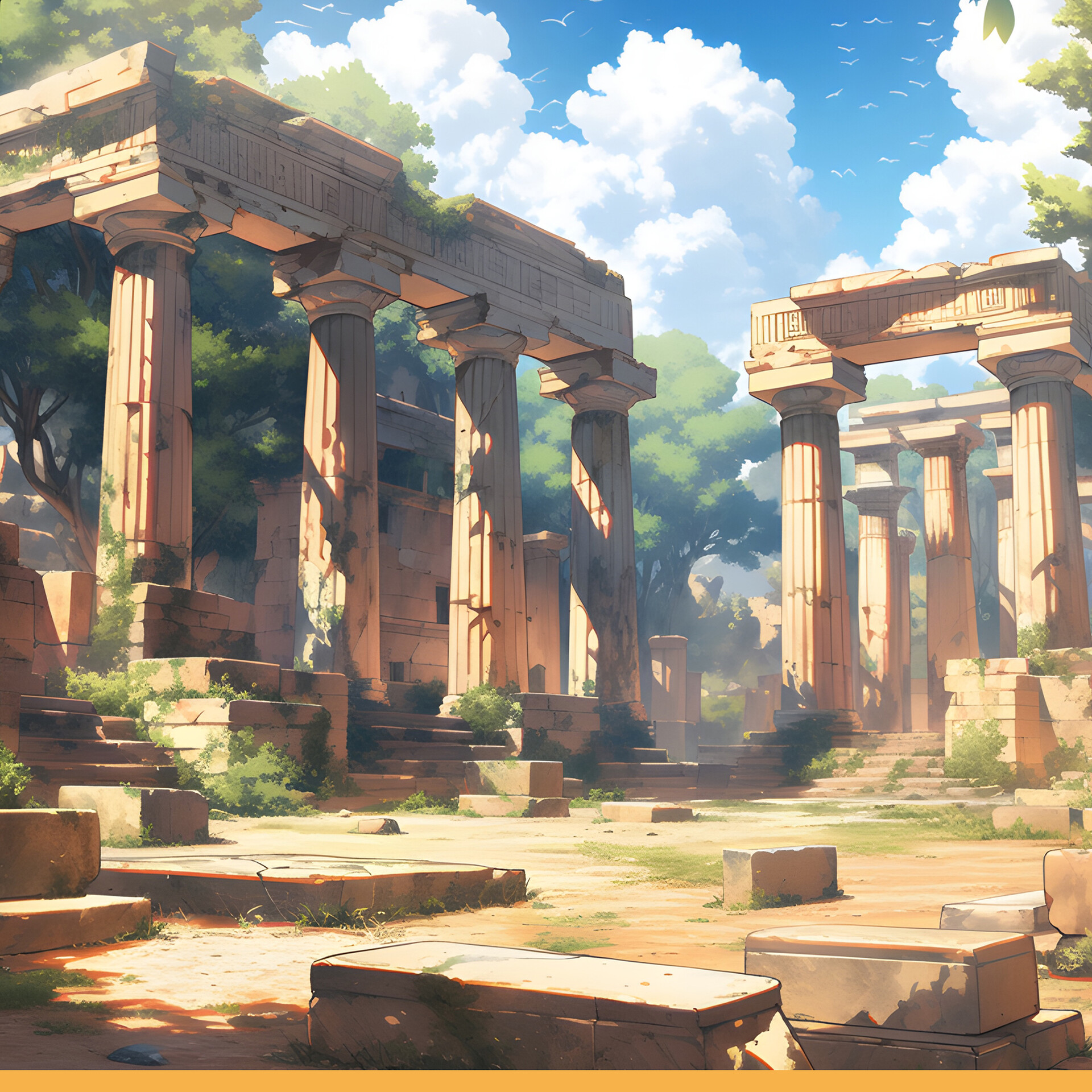 ArtStation - 303 Anime Ancient Environment
