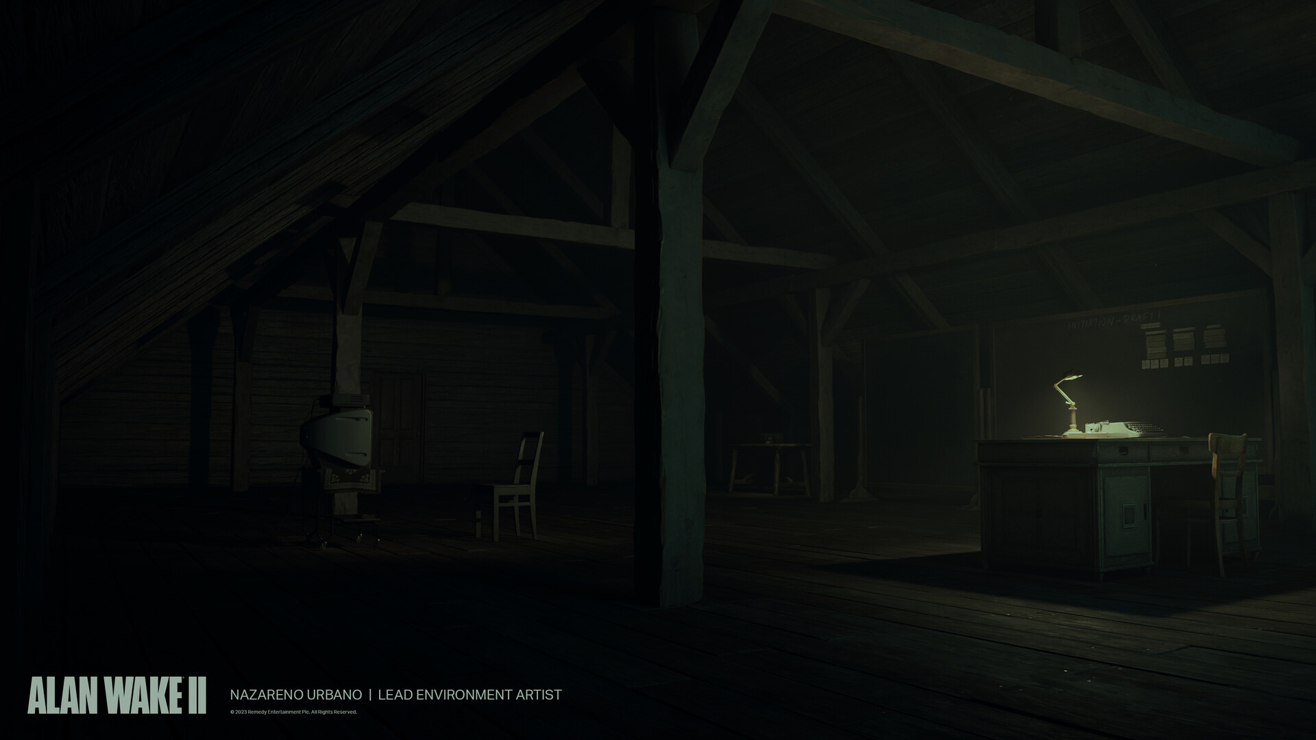 Nazareno Urbano - Alan Wake II - Writer's room