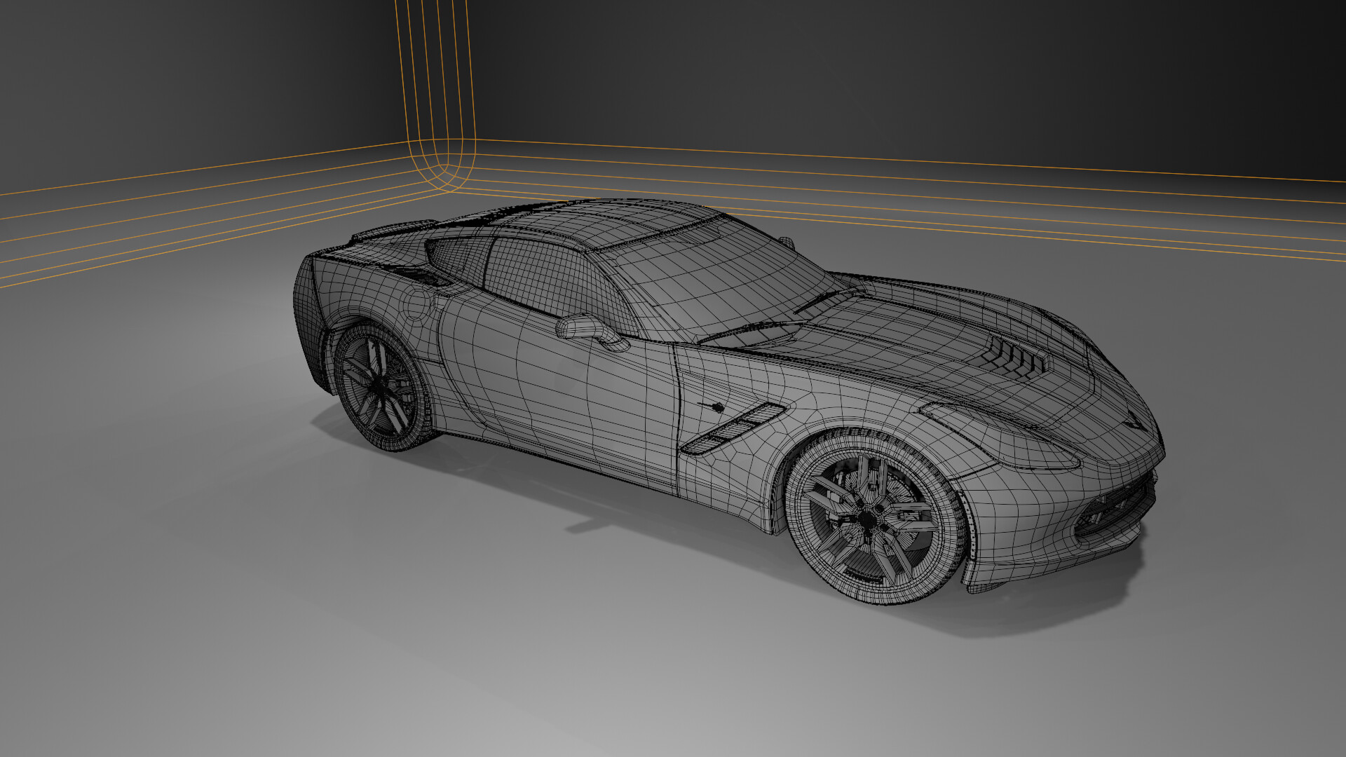 ArtStation - 3d Corvette