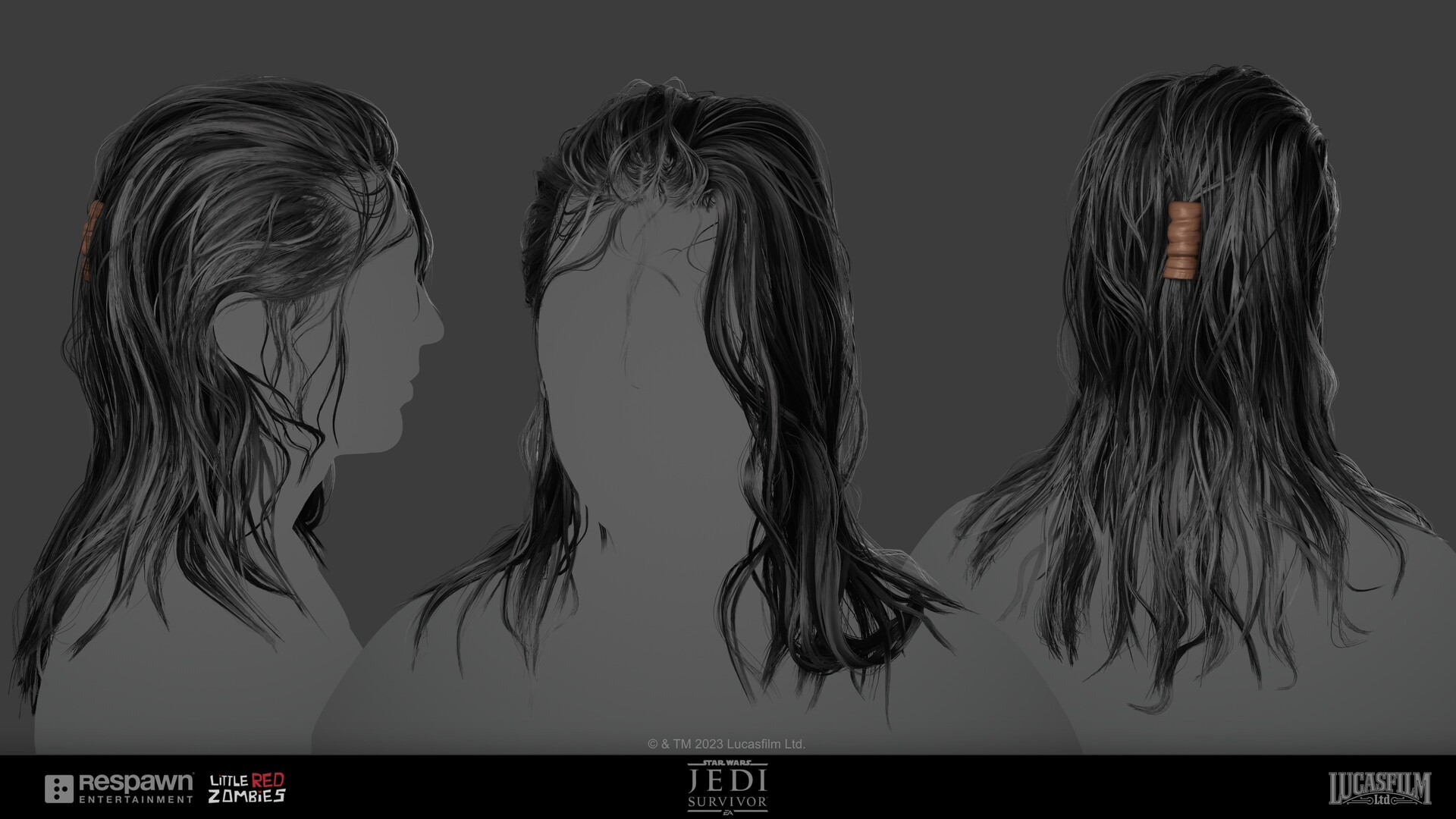 LITTLE RED ZOMBIES - Star Wars Jedi: Survivor - Story Characters Hair