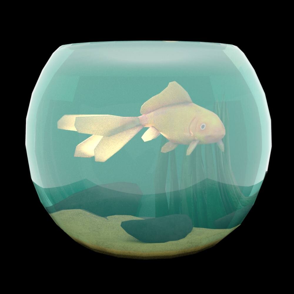 ArtStation - Fishbowl - Lowpoly