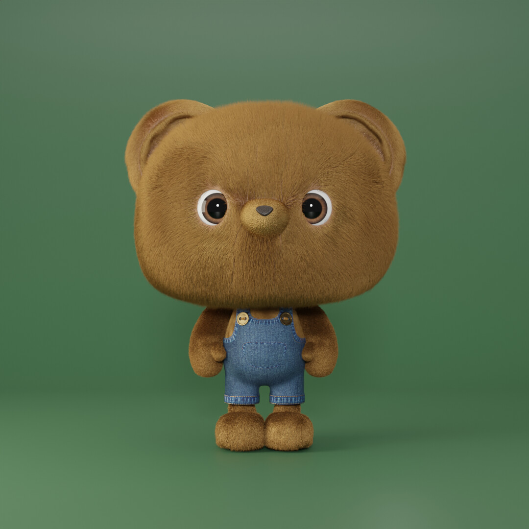 ArtStation - Cute Bear Character