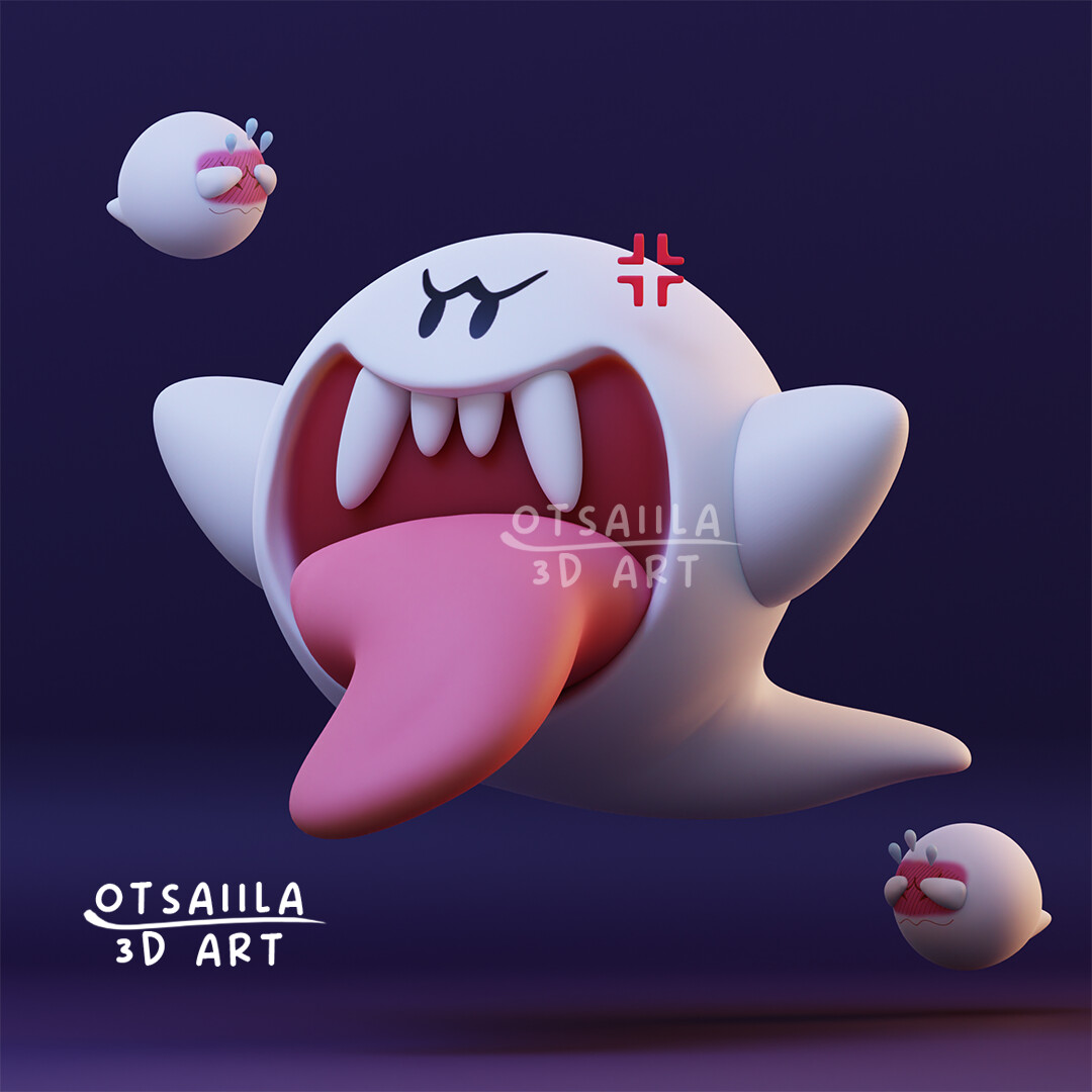 ArtStation - Angry Boo