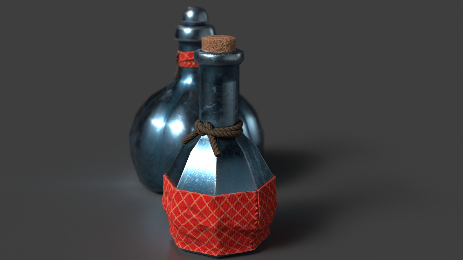 ArtStation - Whimsical Round & Sharp Potion (Lowpoly)