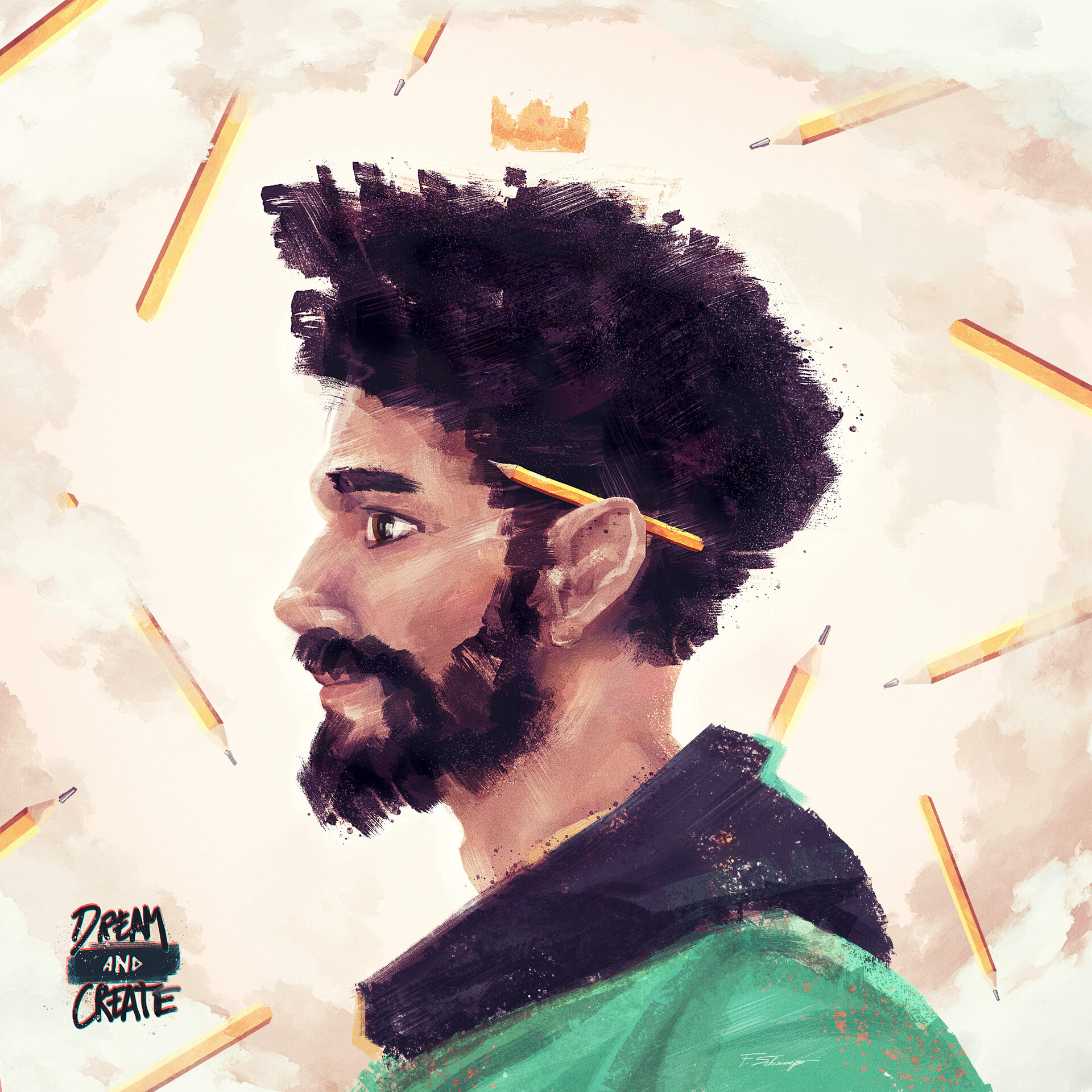 ArtStation - Pencil Guy Scribble