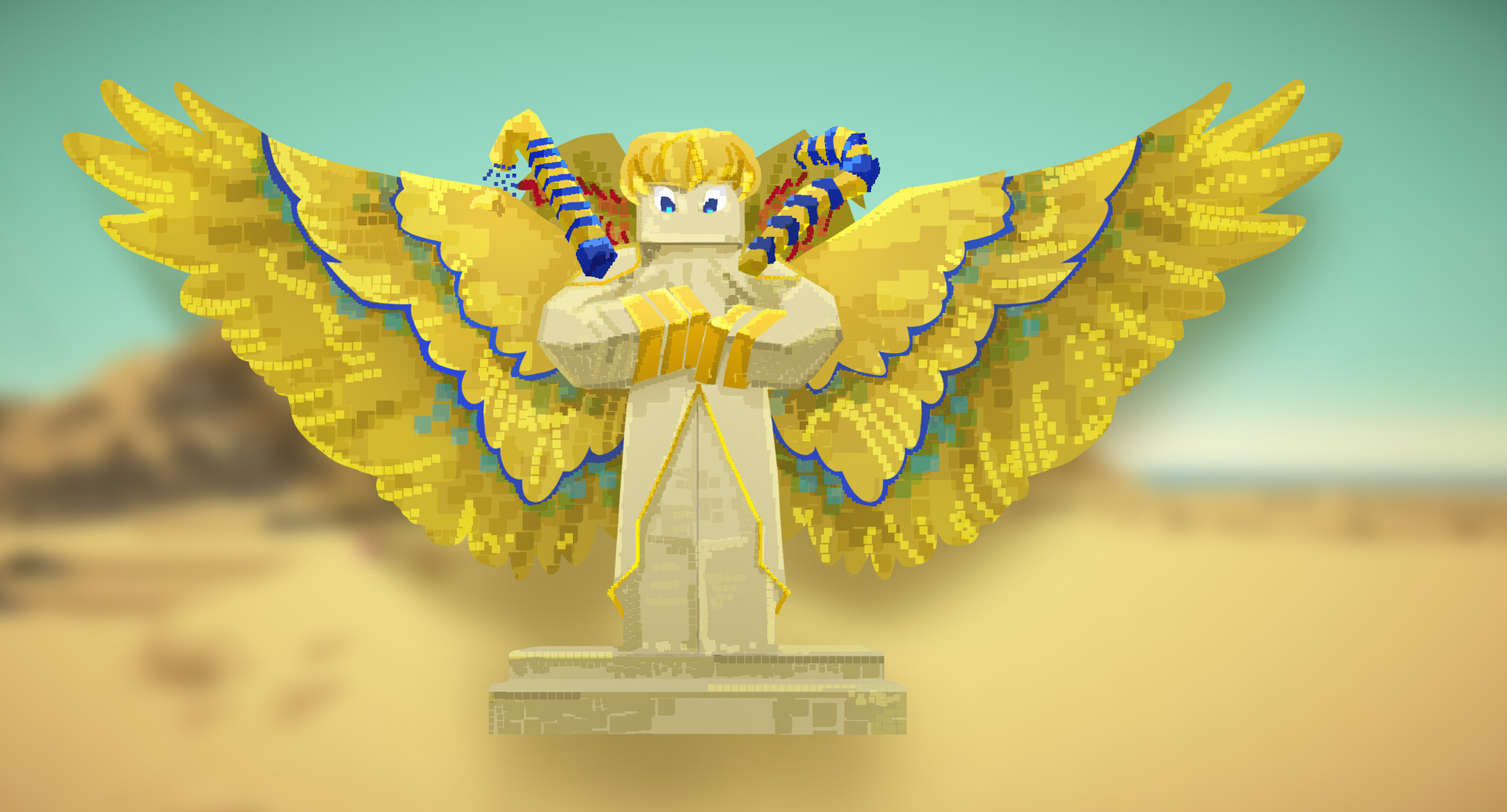 ArtStation - Pharaoh minecraft