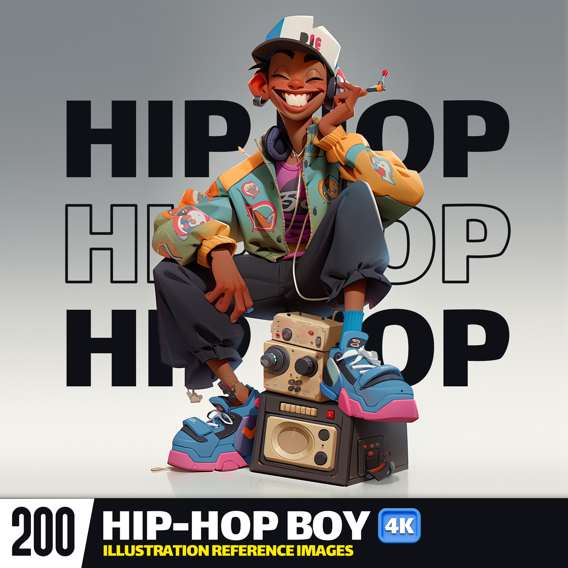 ArtStation - Hip-Hop Boy VOL.01 | 4K Reference Images