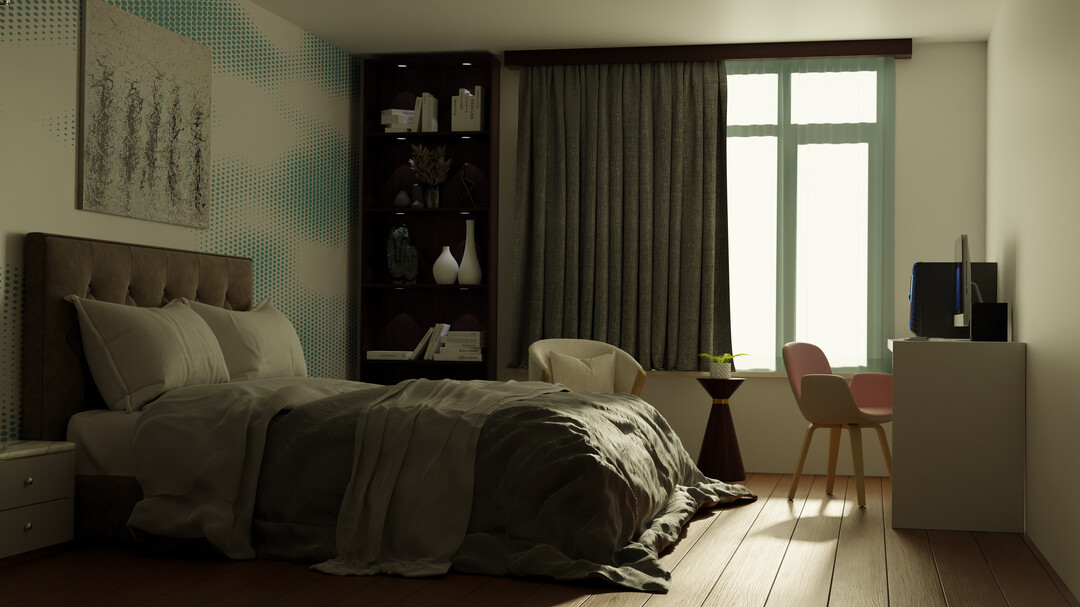 ArtStation - 3D Modern Bedrooms