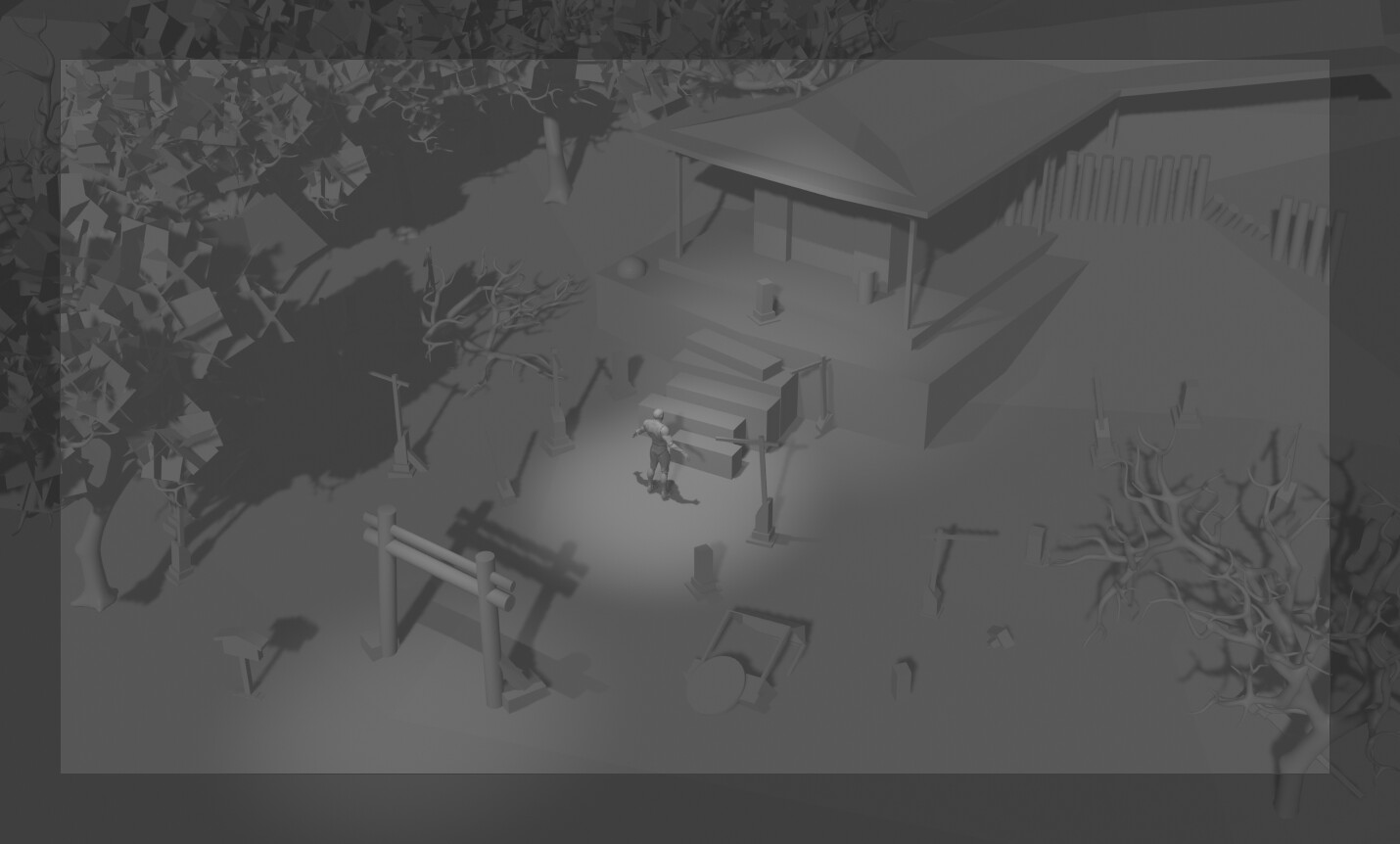 Jack Kinsley-Smith - Diablo IV Fanart: Desecrated Shrine Scene